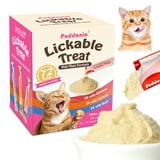 Puddonio High-Meat Lickable Cat Treats, Grain & Gum Free, No Additives ...