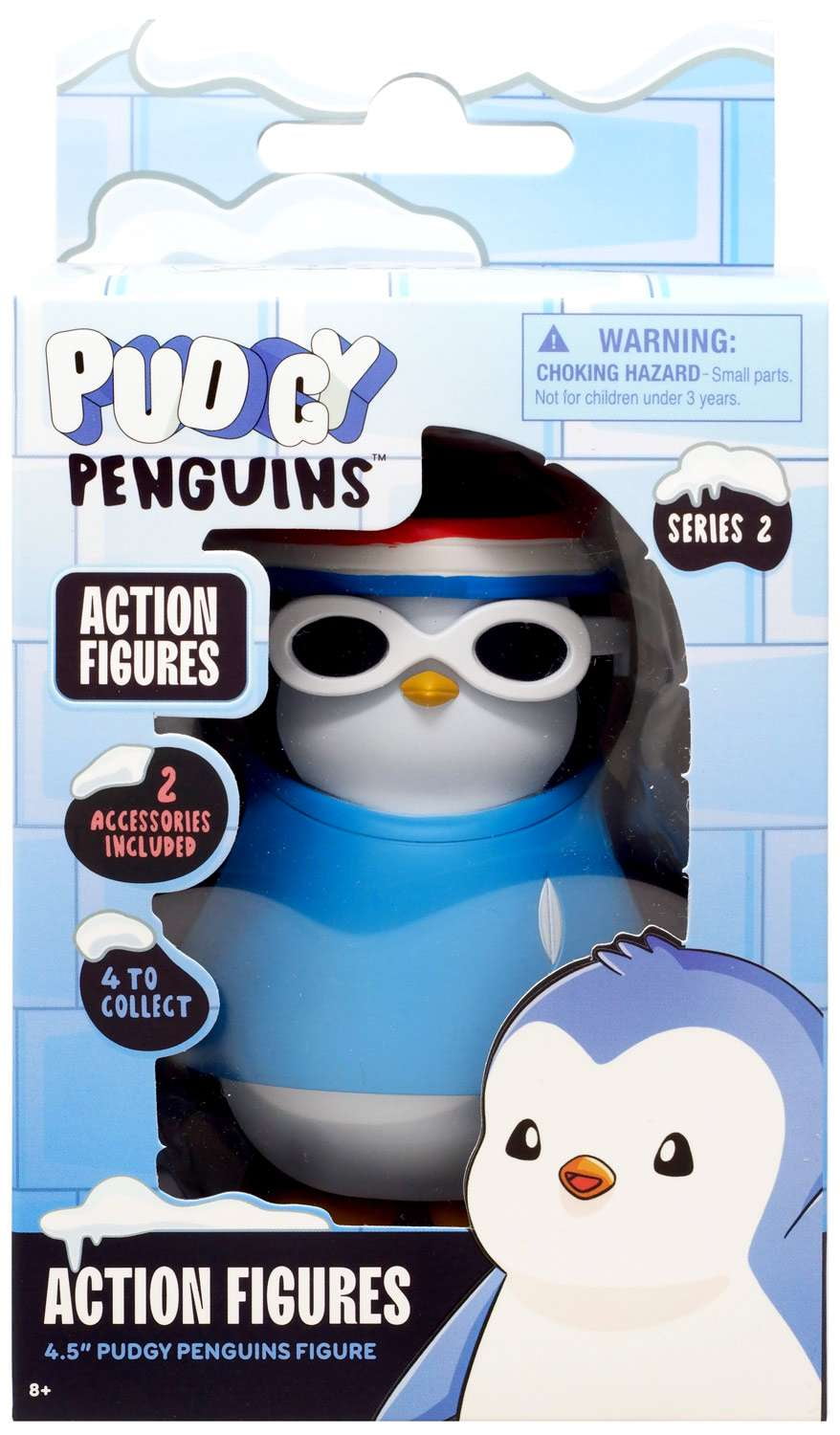 Pudgy Penguins Series 2 Headband & Sunglasses Action Figure - Walmart.com