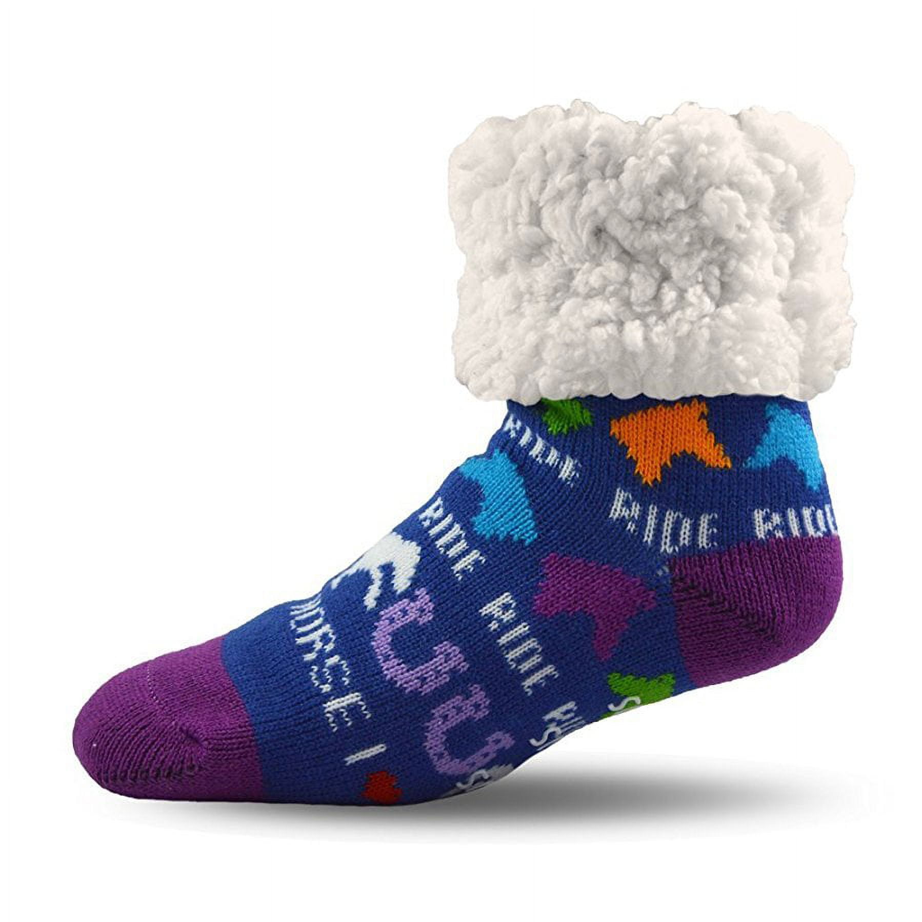 Pudus Brand Slipper Socks I Love My Horse One Size All Amazingly Soft ...