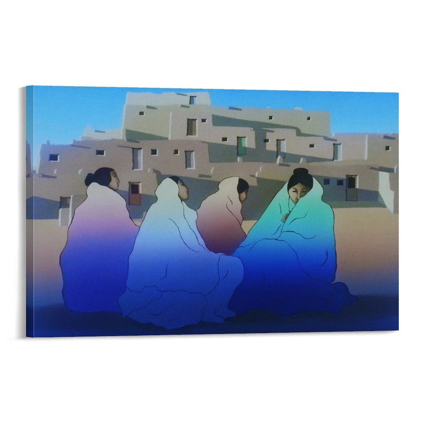 Pueblo 1981 by R.C. Gorman Posters Art Print Wall Photo Paint Poster ...