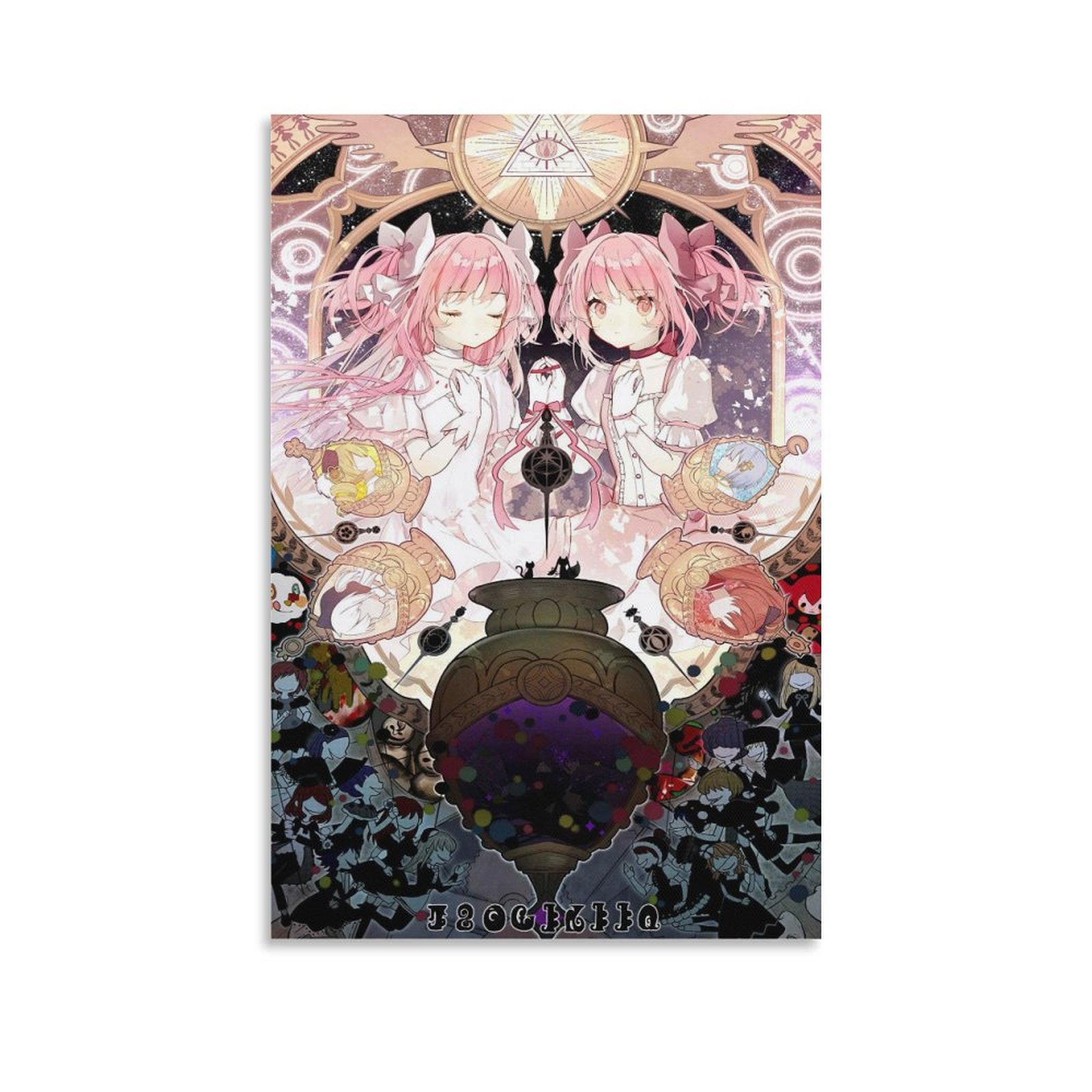 Puella Magi Madoka Magica Posters Gifts Canvas Painting Poster Wall Art ...