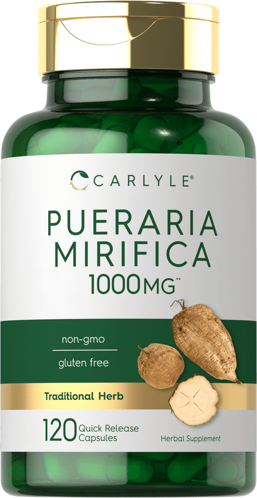Carlyle Pueraria Mirifica Extract 1000mg with Phytoestrogens, 120 ...