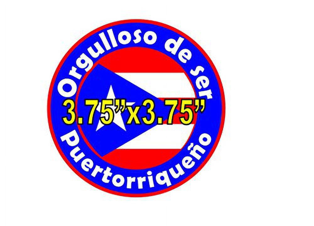 Puerto RICO Flag Sticker (Pack of 2) Decal, Bandera Boricua, Puerto Rican Flag - Walmart.com