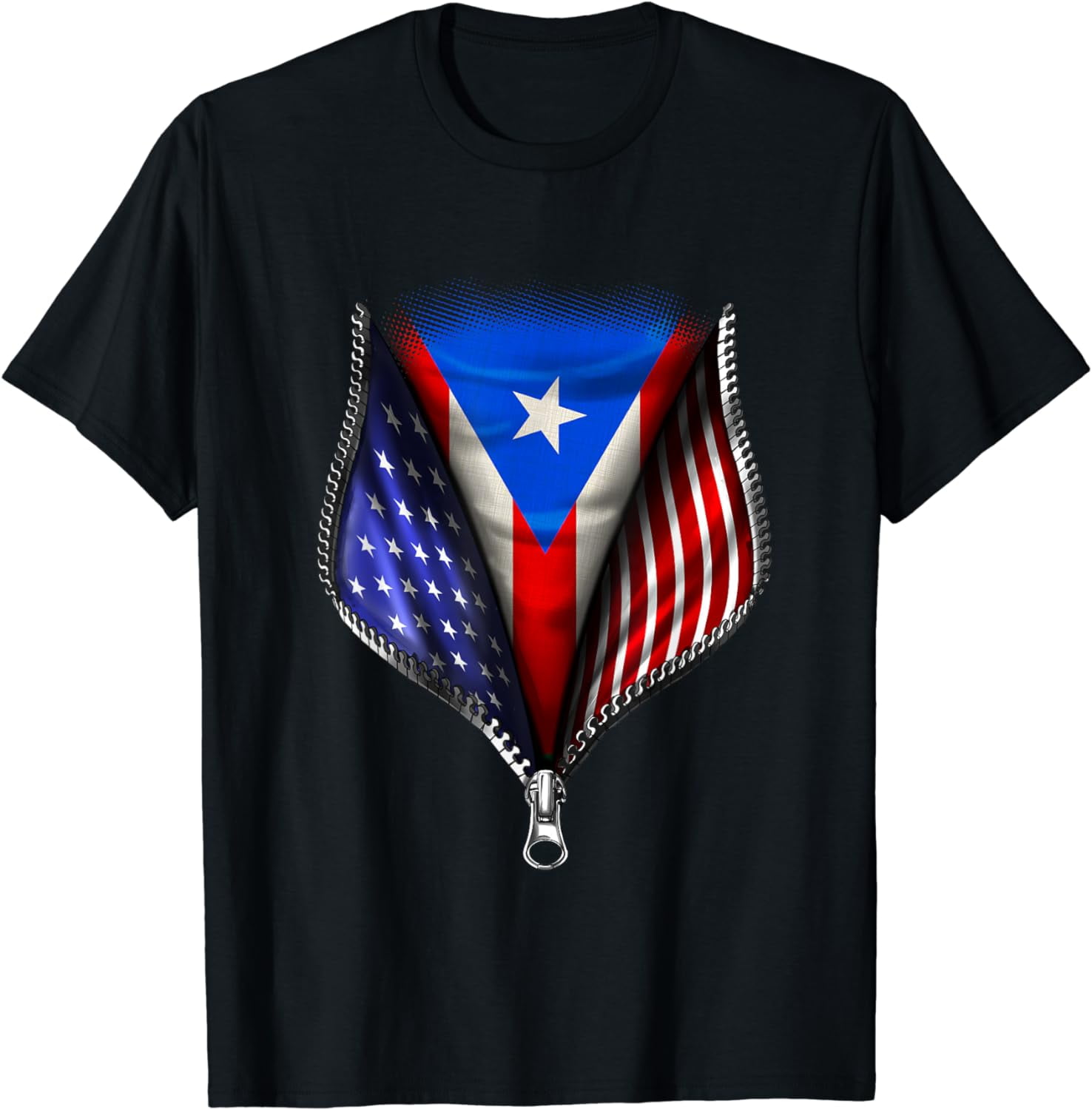Puerto RIcan American Flag Shirt Puerto Rico National Flag - Walmart.com