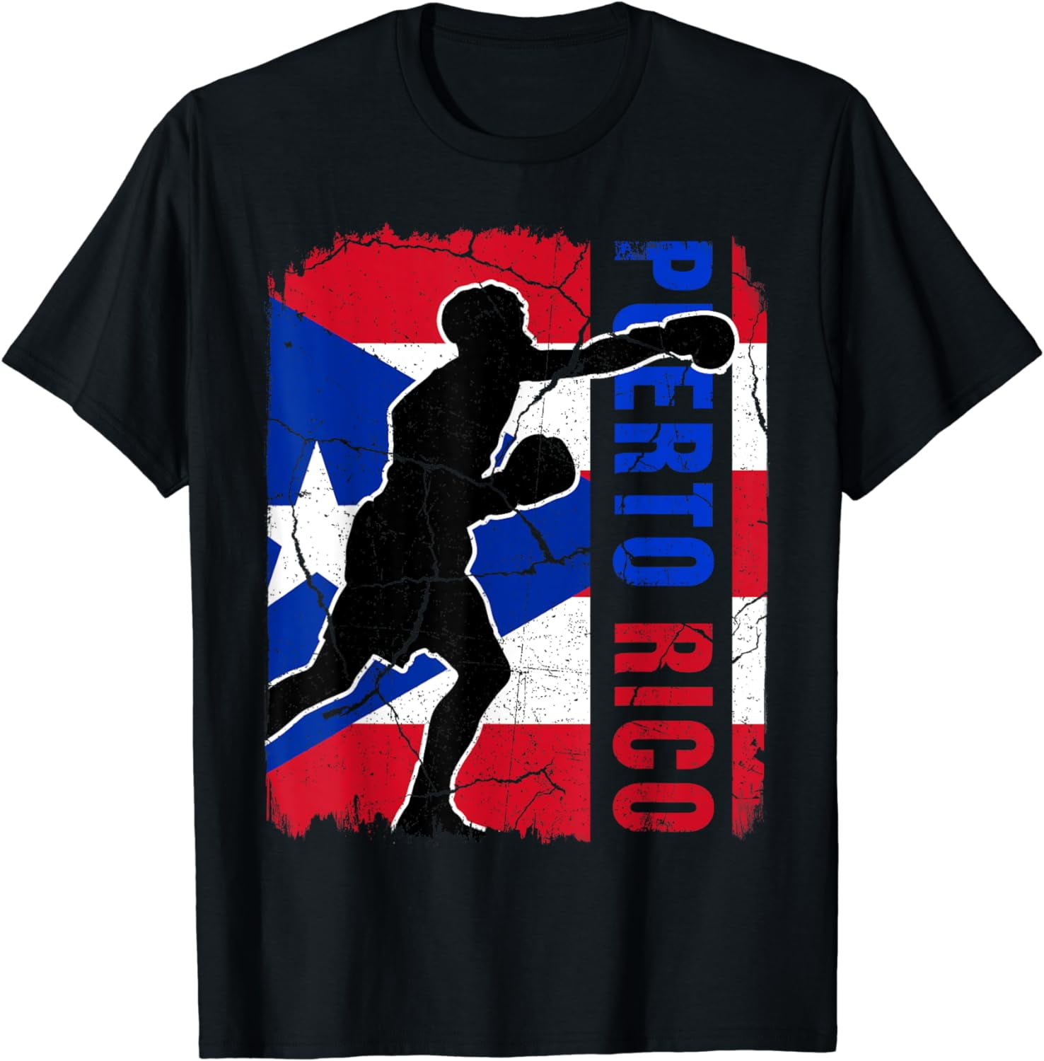 Puerto Rican Boxing Team Puerto Rico Flag Boxing Gloves Summer Casual ...