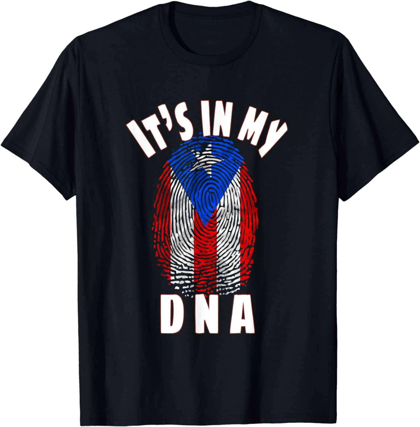 Puerto Rican Boy Girl It's in my DNA Puerto Rico Rican Flag T-Shirt ...