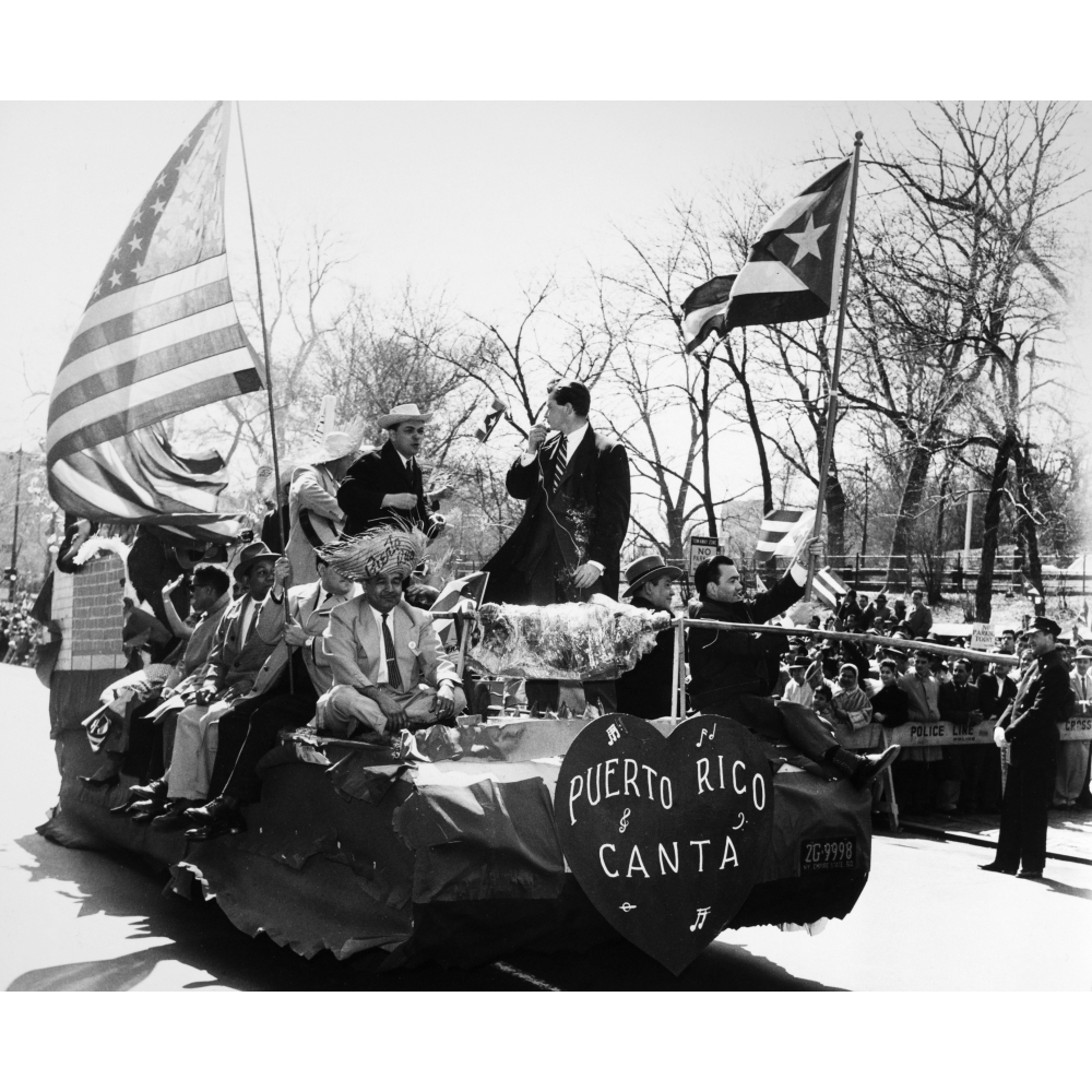 Puerto Rican Day Parade. Na Float In The Puerto Rican Day Parade Along ...