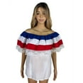 Puerto Rican, Dominican Republic and Costa Rican Traditional Blouse (XS ...