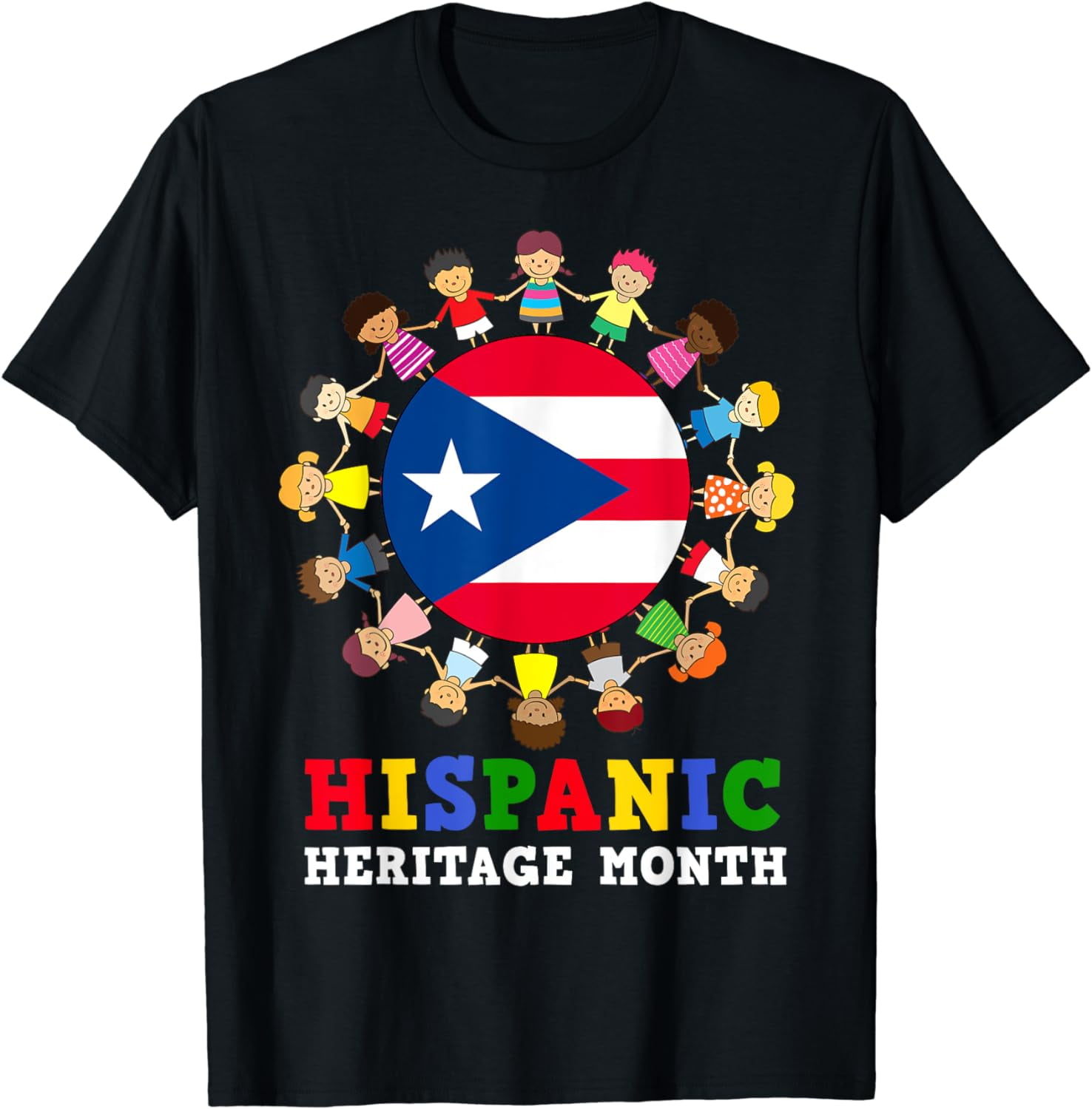 Puerto Rican Flag Hispanic Heritage Puerto Rico Boy Girl T-Shirt - Walmart.com