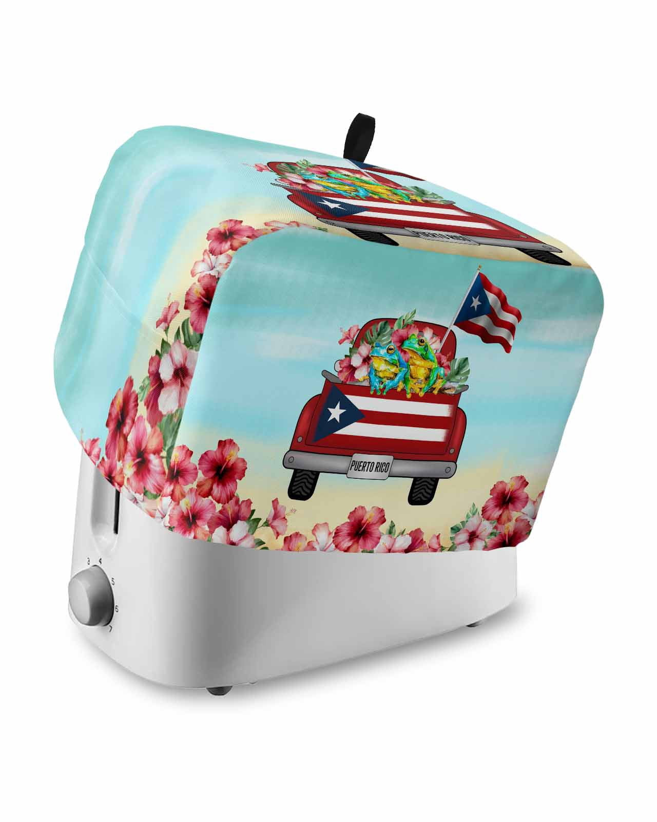 Puerto Rican Flag Toaster Cover 4 Slice, Large Kitchen Appliance Covers ...