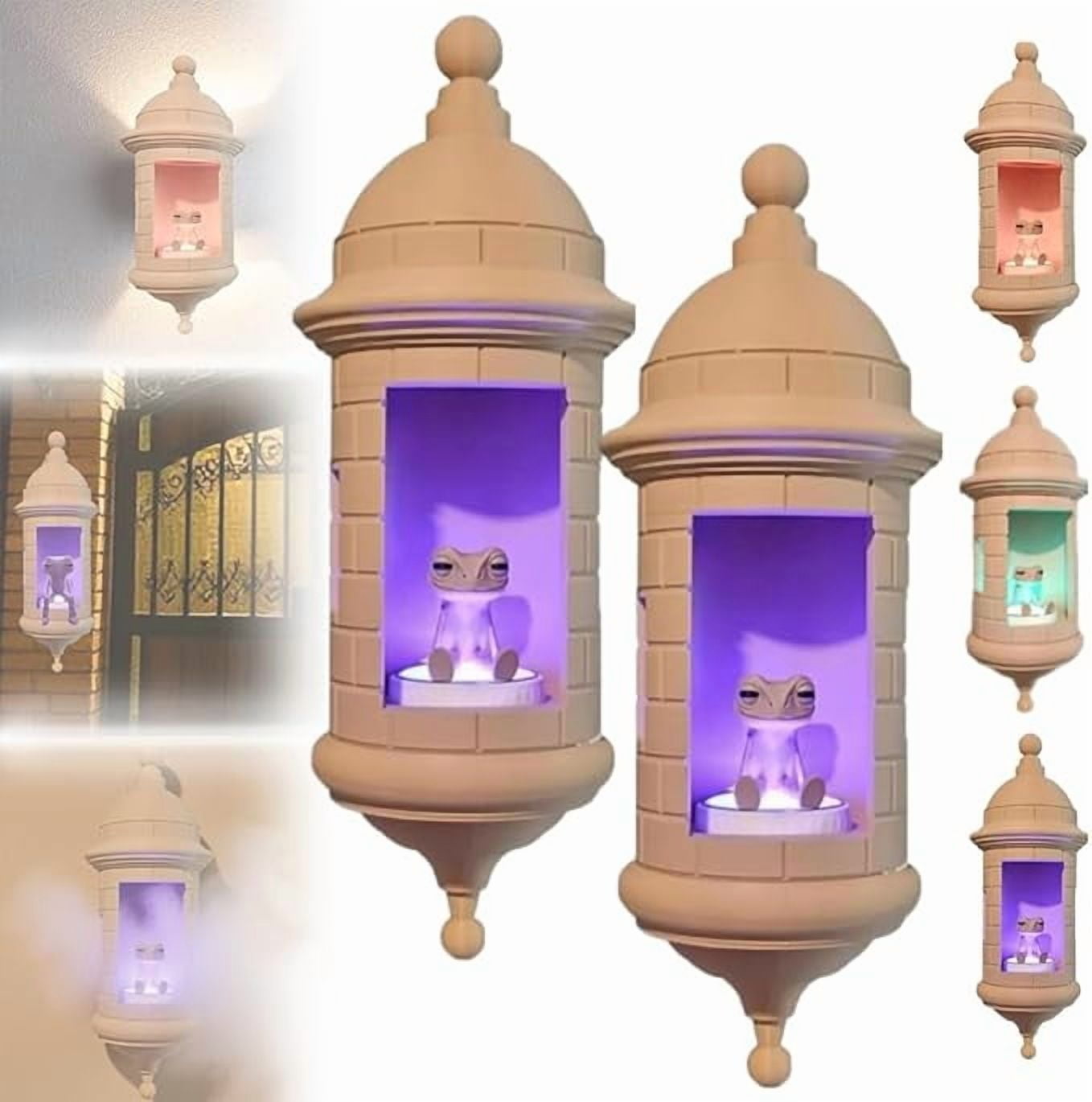 Puerto Rican Garita Wall Coqui Lamp, 3D Printed El Morro Style LED ...