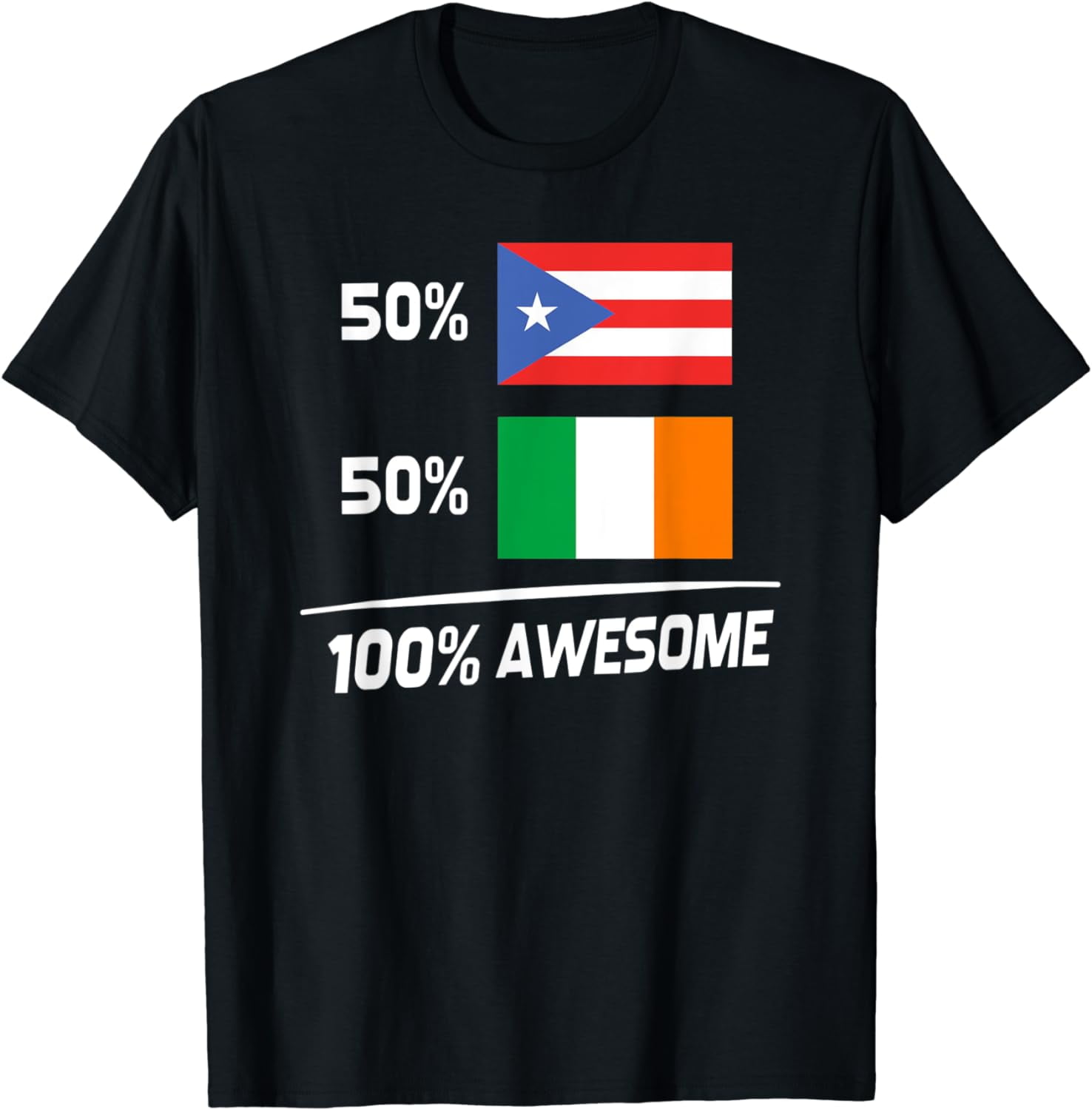 Puerto Rican Irish Flag Puerto Rico Ireland T-Shirt - Walmart.com