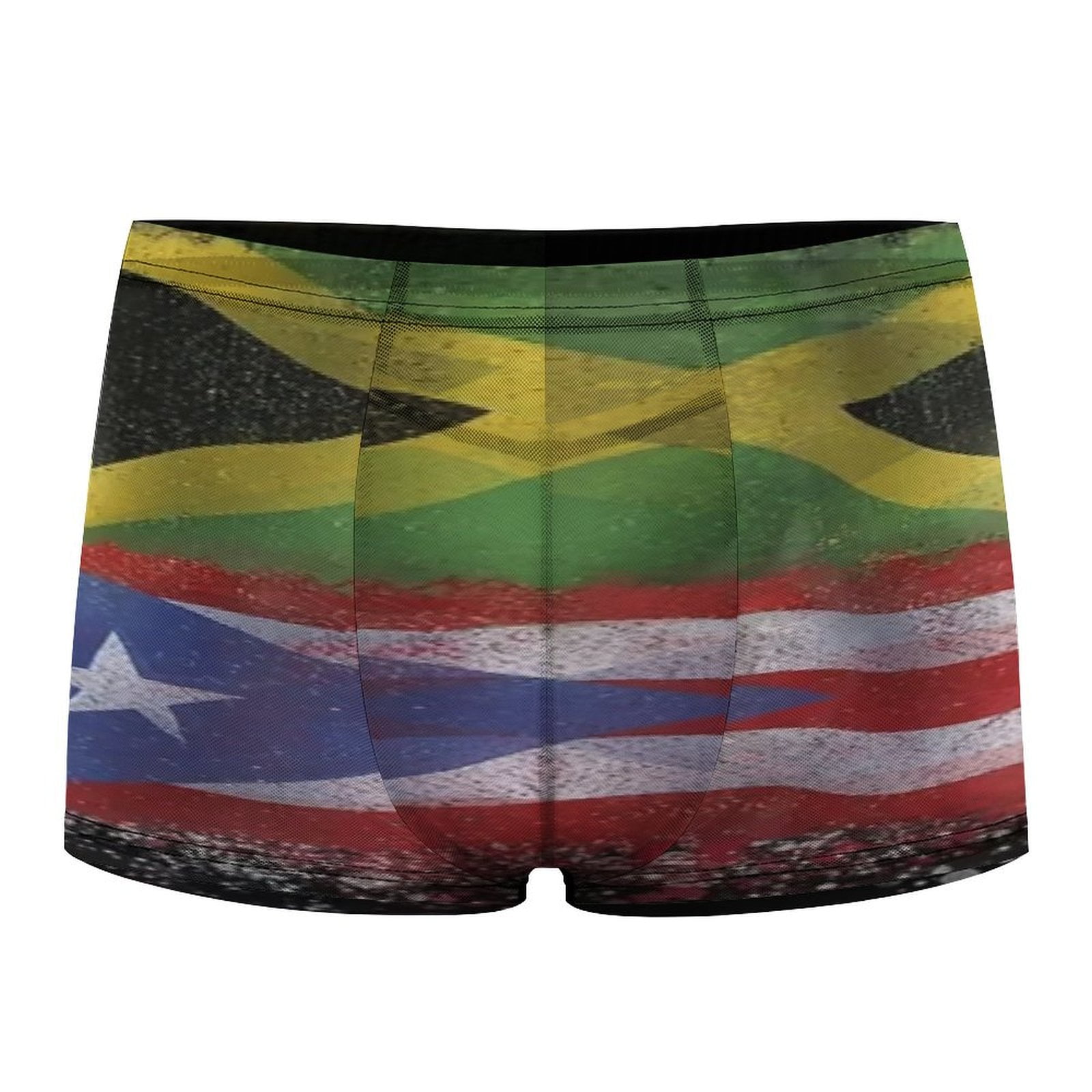Puerto Rican Jamaican Love Jamarican Men's Mesh Boxer Briefs Cooling ...