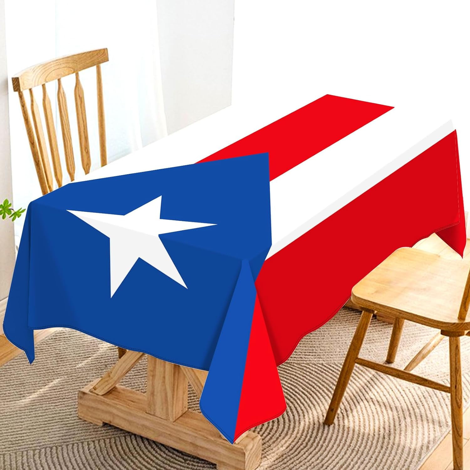 Puerto Rican Tablecloth Puerto Rico Themed Party Decoration Polyester ...