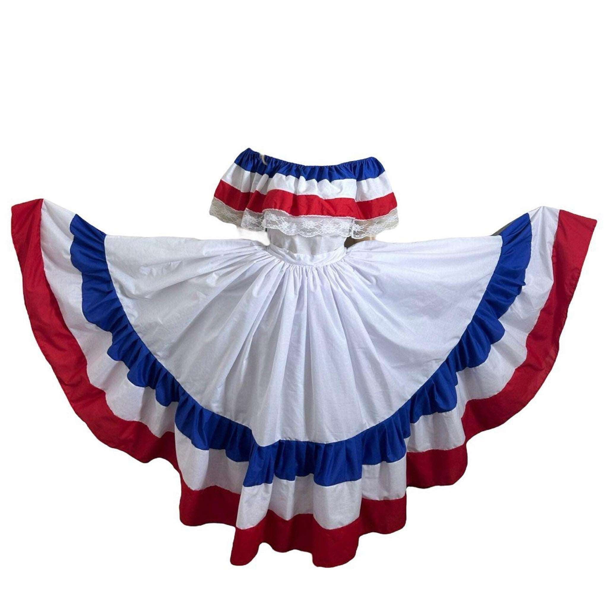 Puerto Rican Traditional Dress - Wide Size - Walmart.com