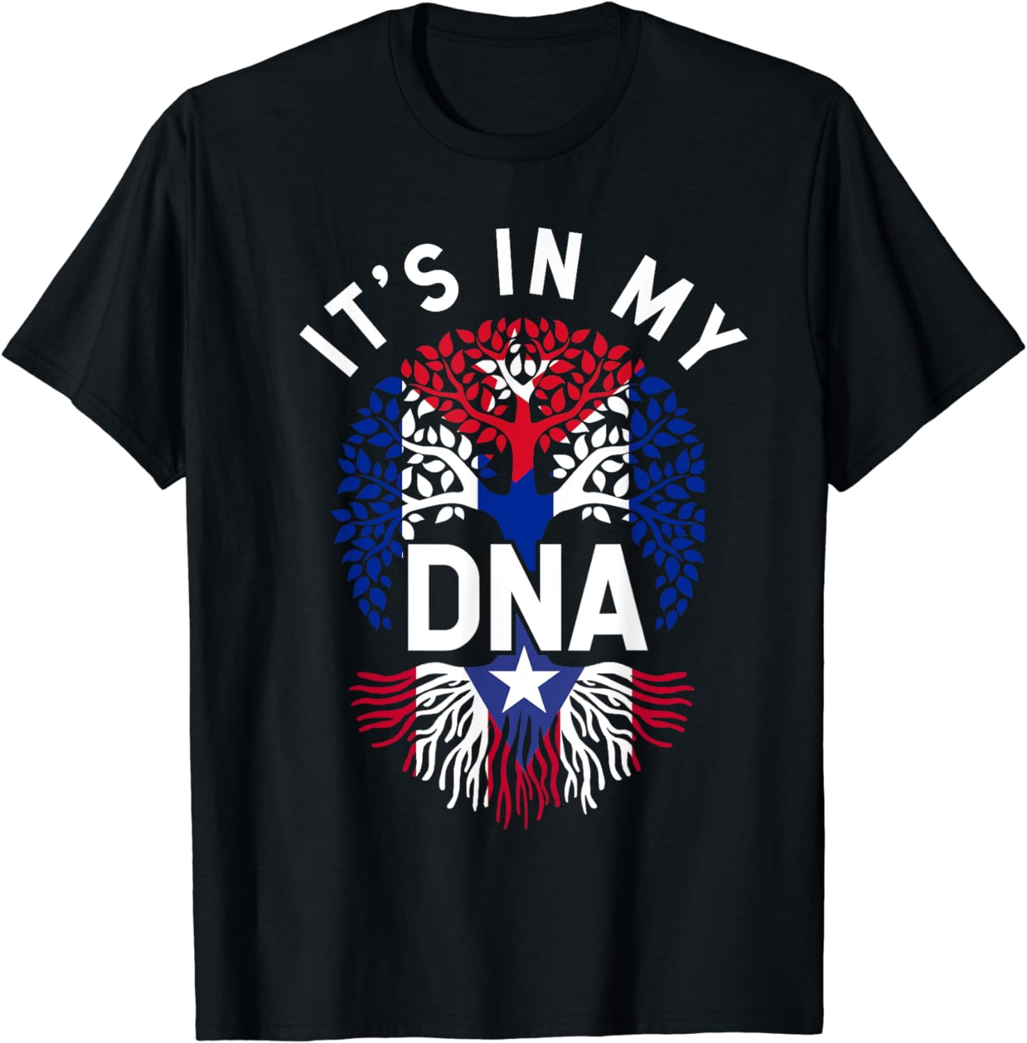 Puerto Rican and cuban DNA Mixed Flag Gift Heritage T-Shirt - Walmart.com