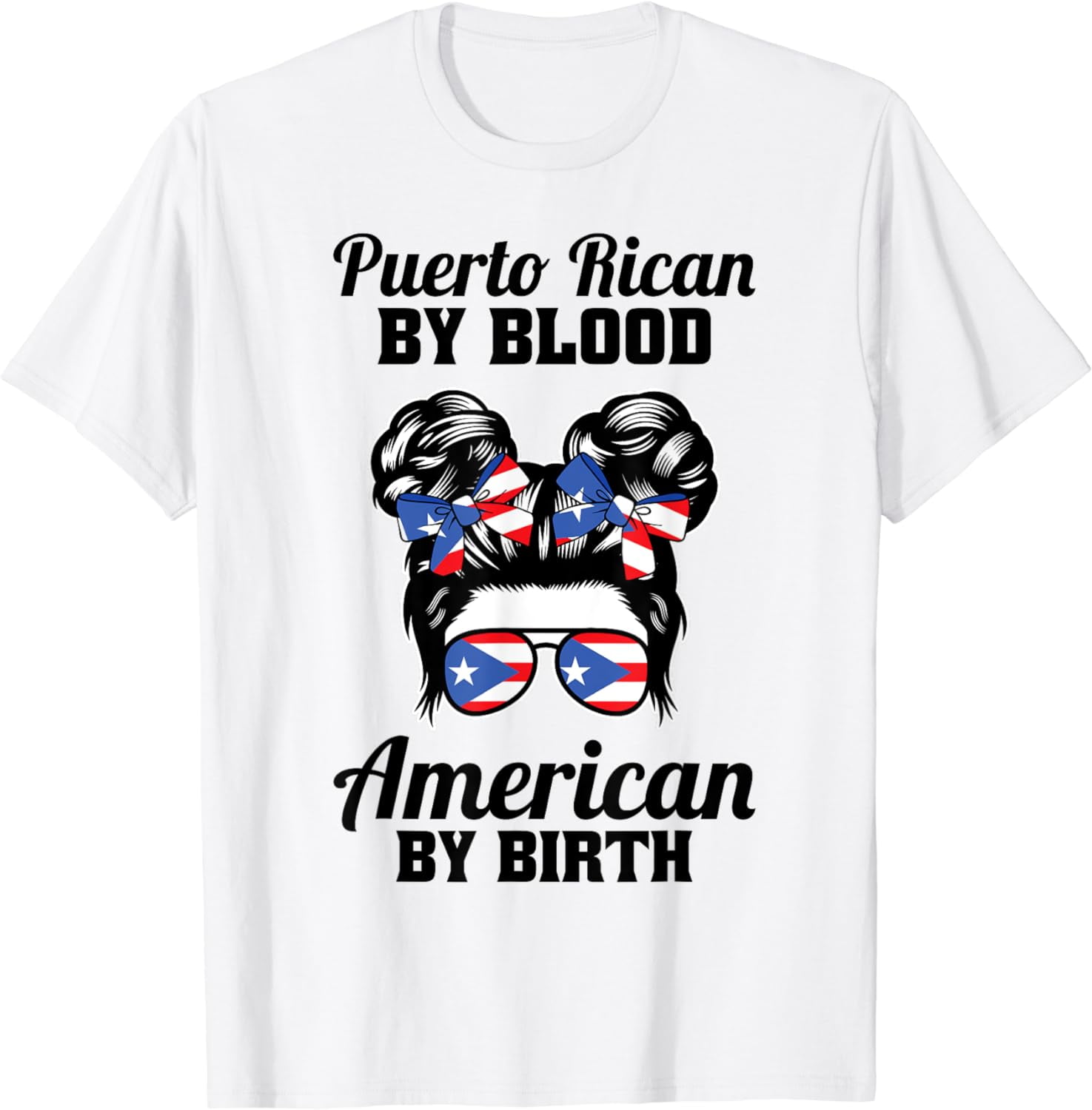 Puerto Rican by blood American by birth Puerto rican roots T-Shirt ...