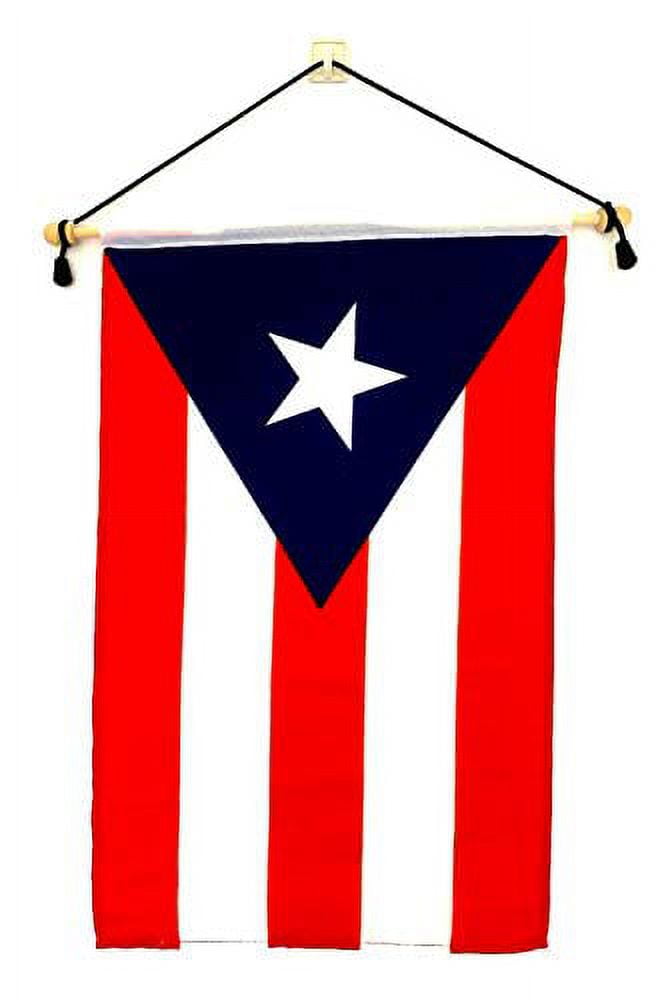 Puerto Rico 12"x18" Polyester Wall Banner Flags, 12 x18 Puerto Rican ...