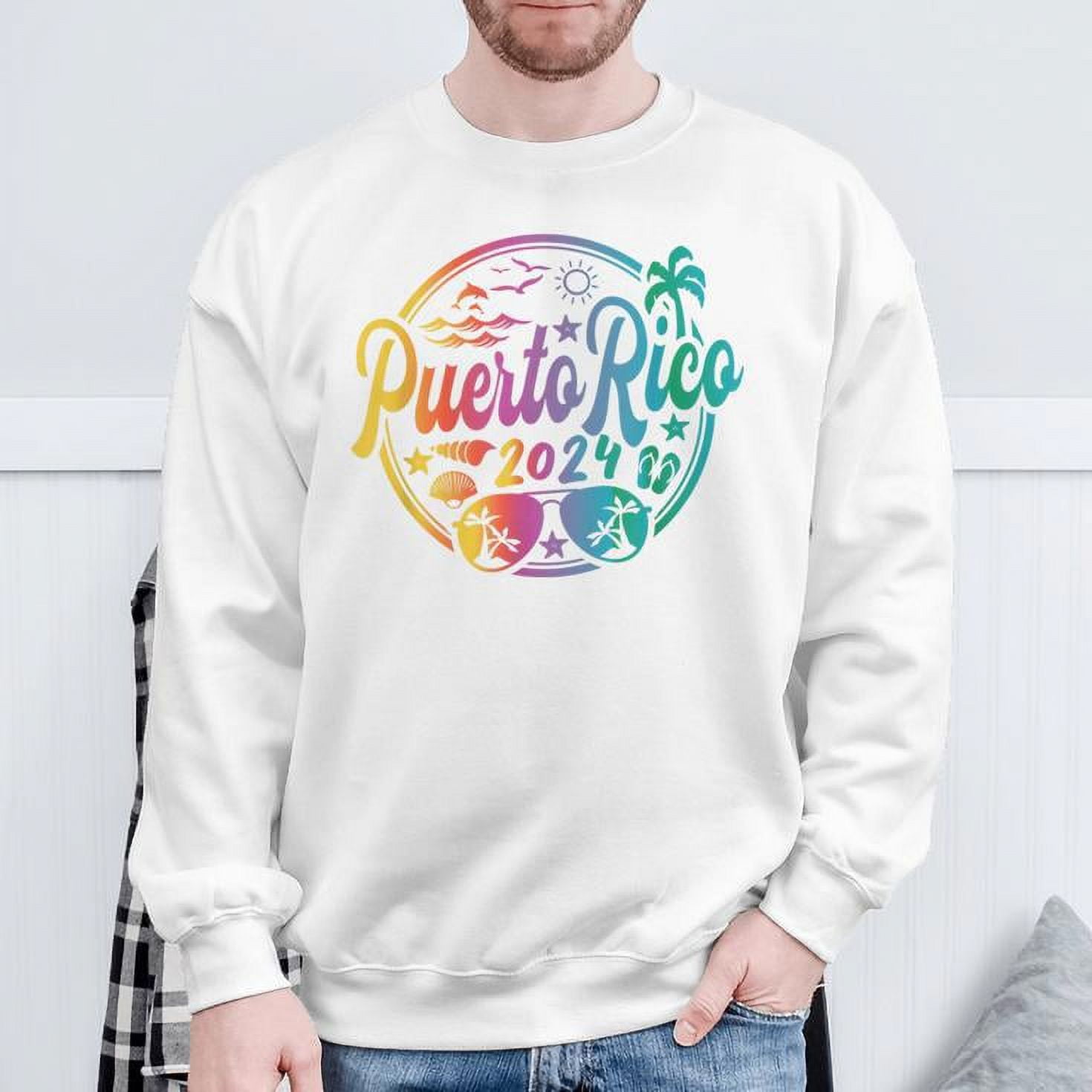 Puerto Rico 2024 Vacation Matching Group Sweatshirt - Walmart.com