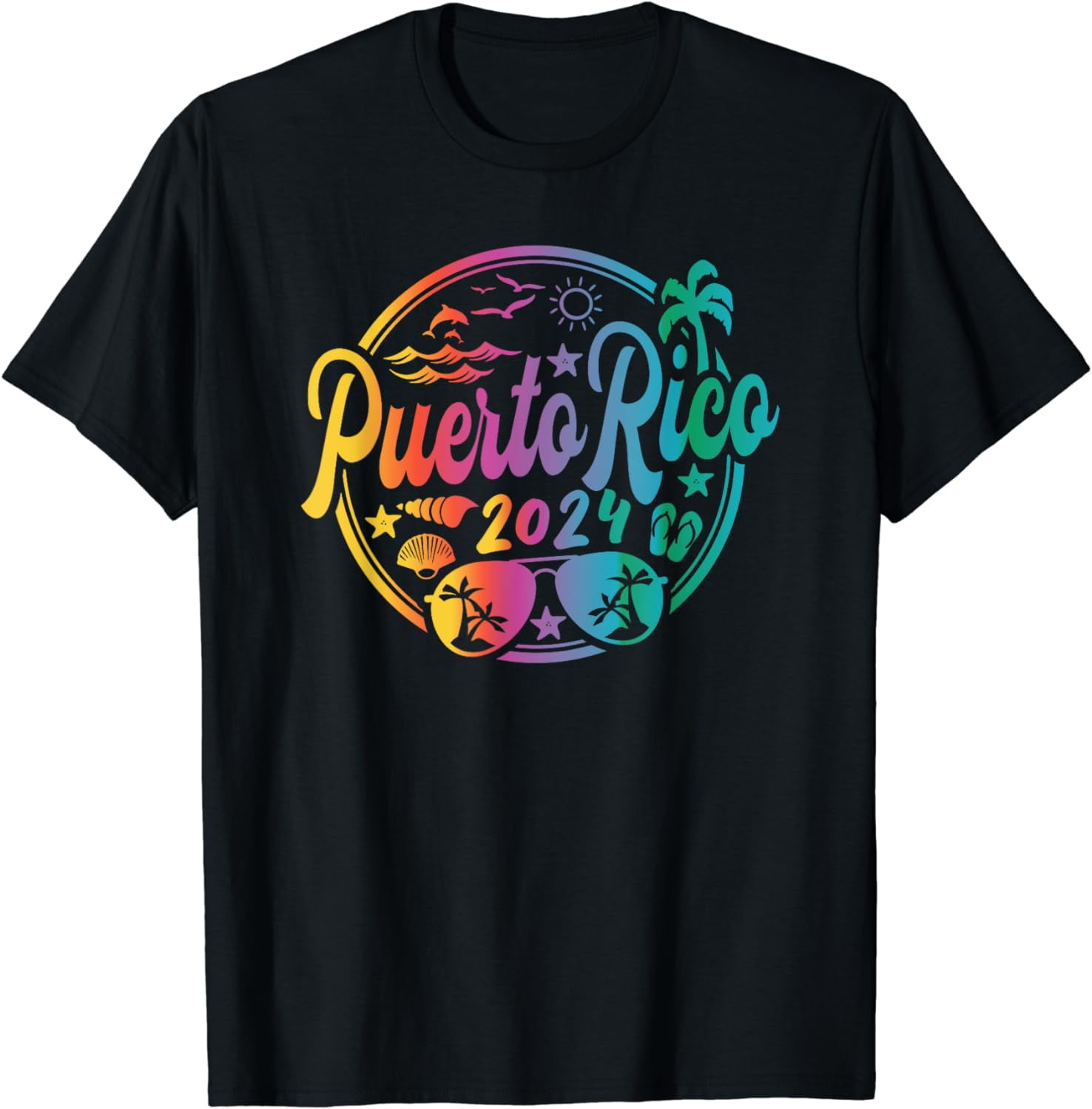 Puerto Rico 2024 Vacation Matching Group Cotton T-Shirt - Walmart.com