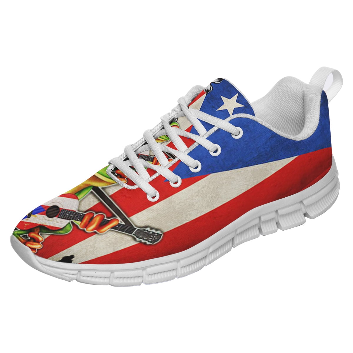 Puerto Rico American Flag Shoes for Men Women Running Shoes Lightweight ...