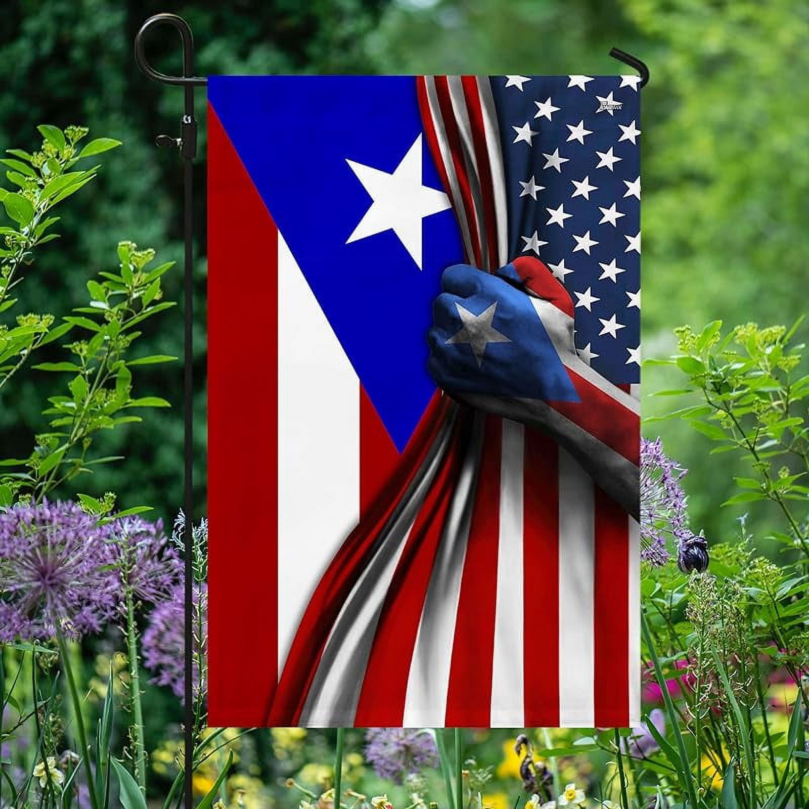 Puerto Rico American GardenFlag - Decorations For Home, Outside, House ...