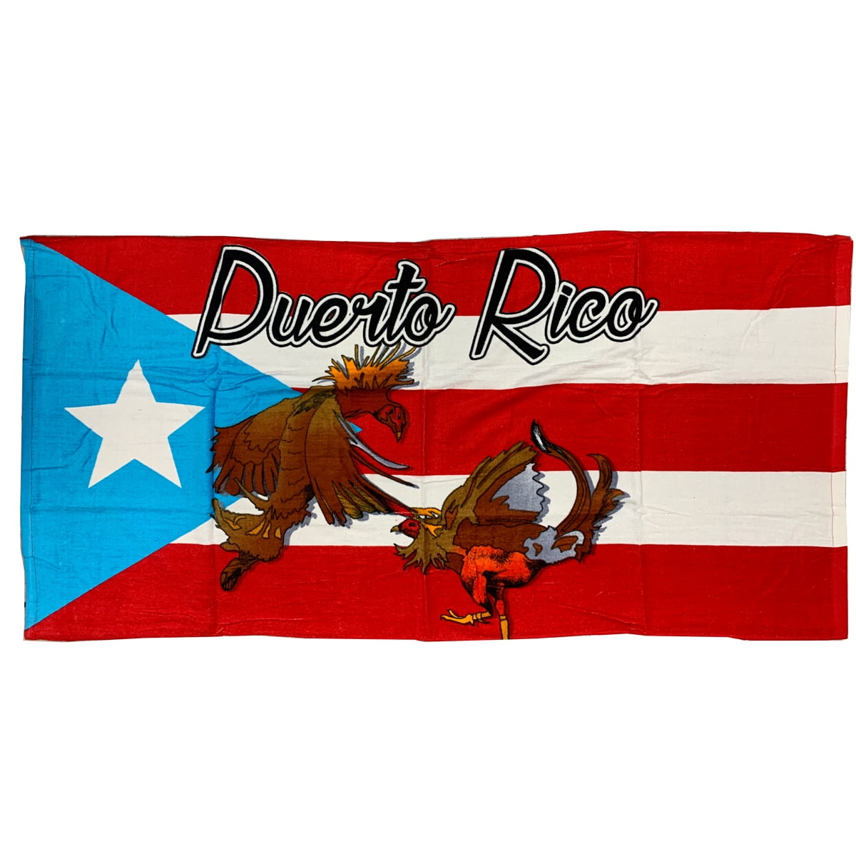 Puerto Rico Beach Towel Flag Gallos - Walmart.com