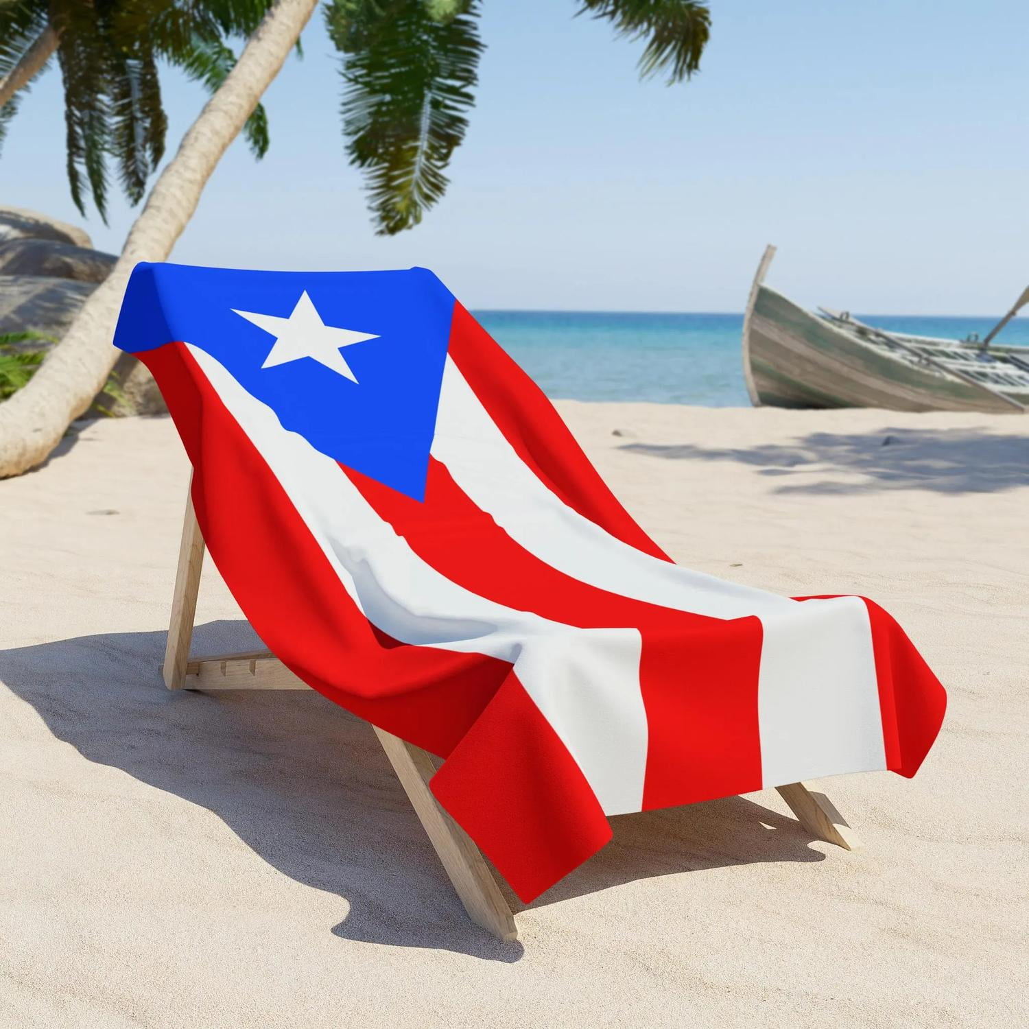 Puerto Rico Beach Towel,Puerto Rico F1lag tovel, F1lag of Puerto Rico ...