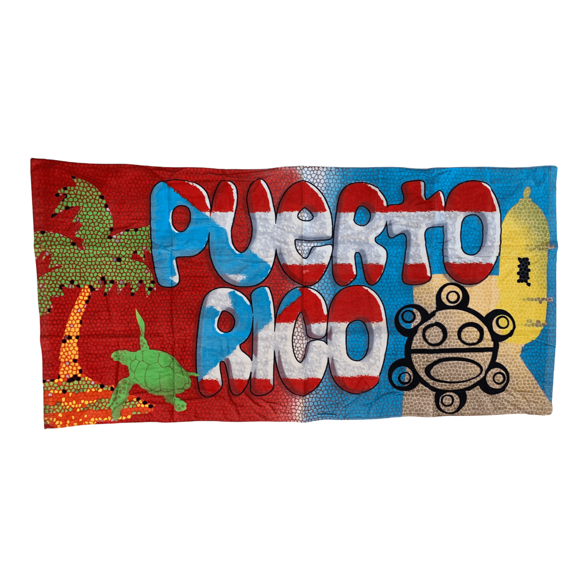 Puerto Rico Beach Towel Taino Sol Garita - Walmart.com