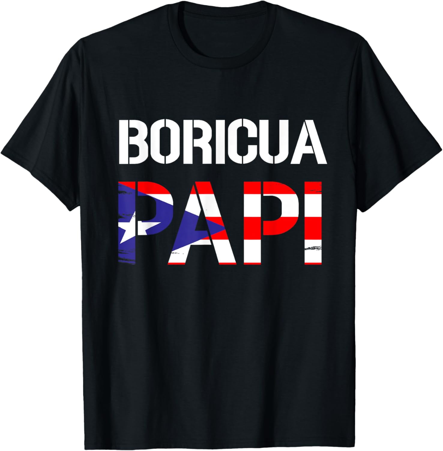 Puerto Rico Boricua Papi Puerto Rican PR Pride Flag DNA T-Shirt ...