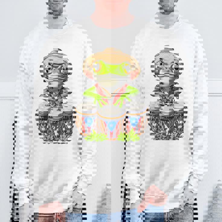 Puerto Rico Coqui Frog Taino Boricua Sweatshirt - Walmart.com