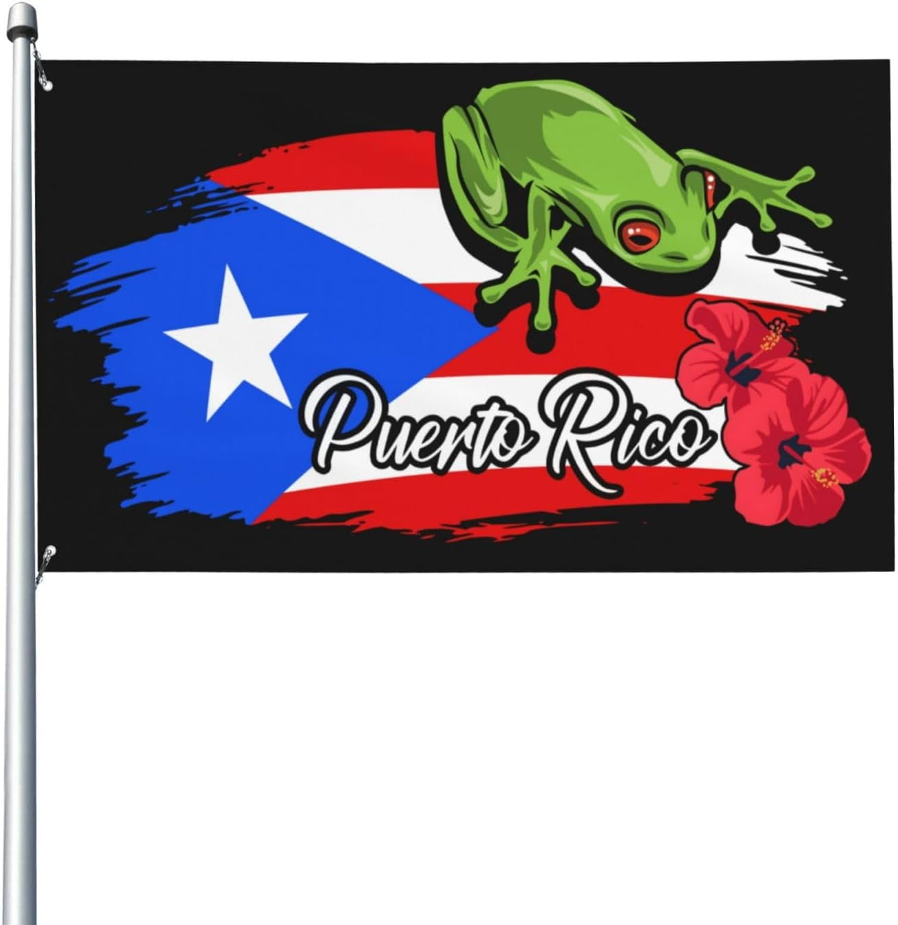 Puerto Rico Flag 4.85x8 ft Garden Banner Indoor Outdoor Perfect ...