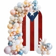 Puerto Rico Flag Arch Backdrop Cover 6x2.6 Ft, Spandex Wedding Arch ...