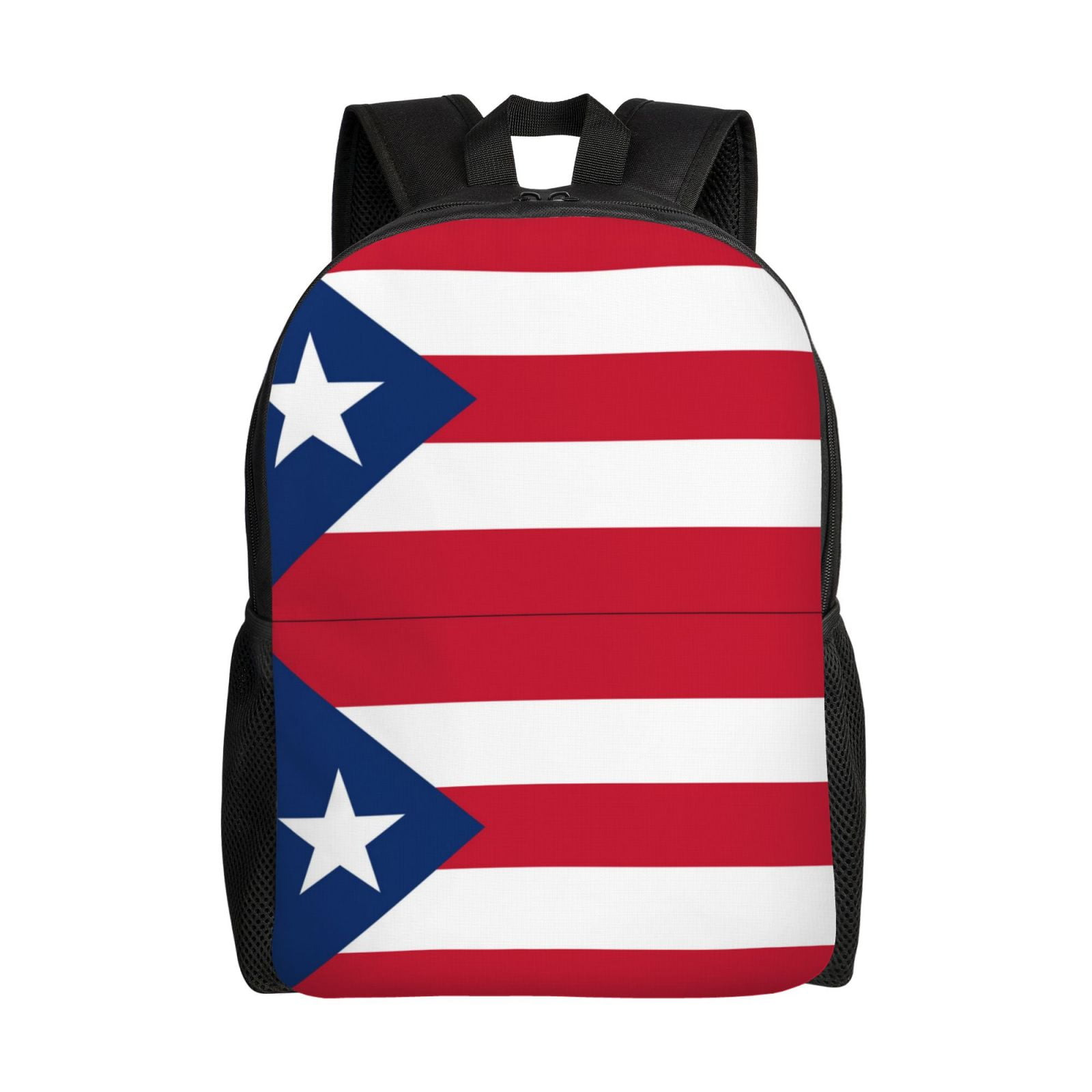 Puerto-Rico-Flag Backpack Travel Bag For Men Women Lightweight Back ...