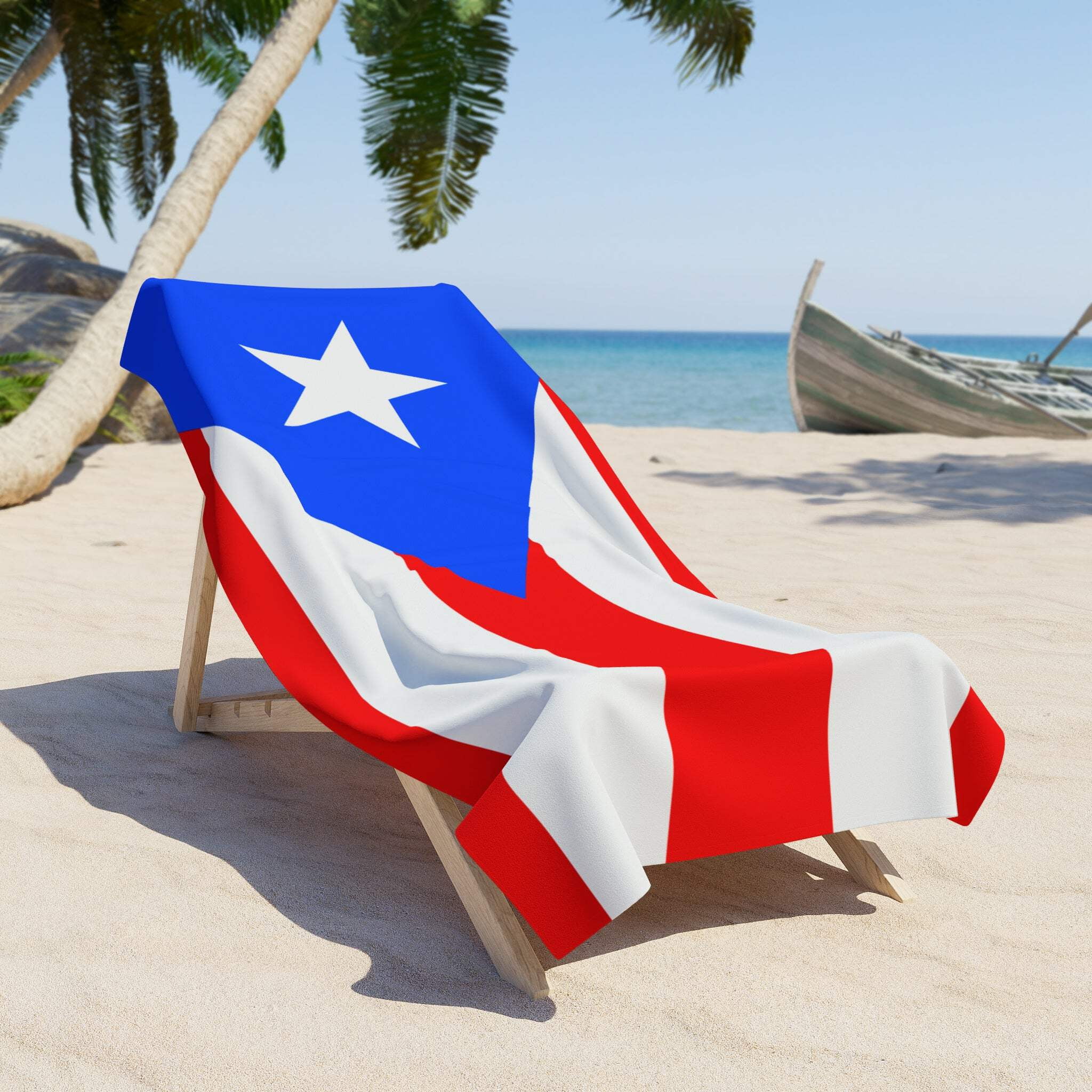 Puerto Rico Flag Beach Towel | Quality Long Lasting - 2 Sizes | Boricua ...