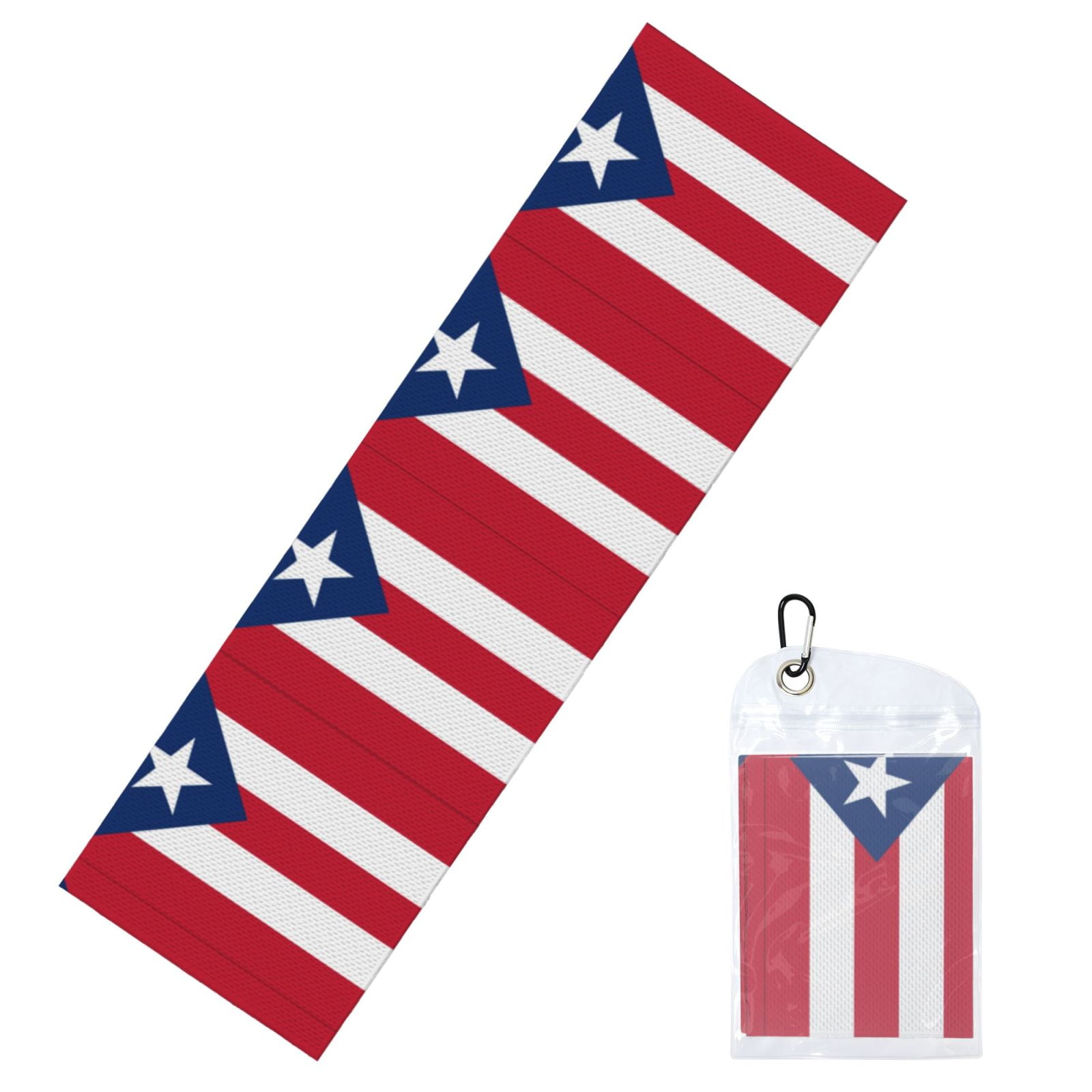 Puerto-Rico Flag Cooling Towel 39.4"X11.8" Ice Sweat Towel Face Cooling ...