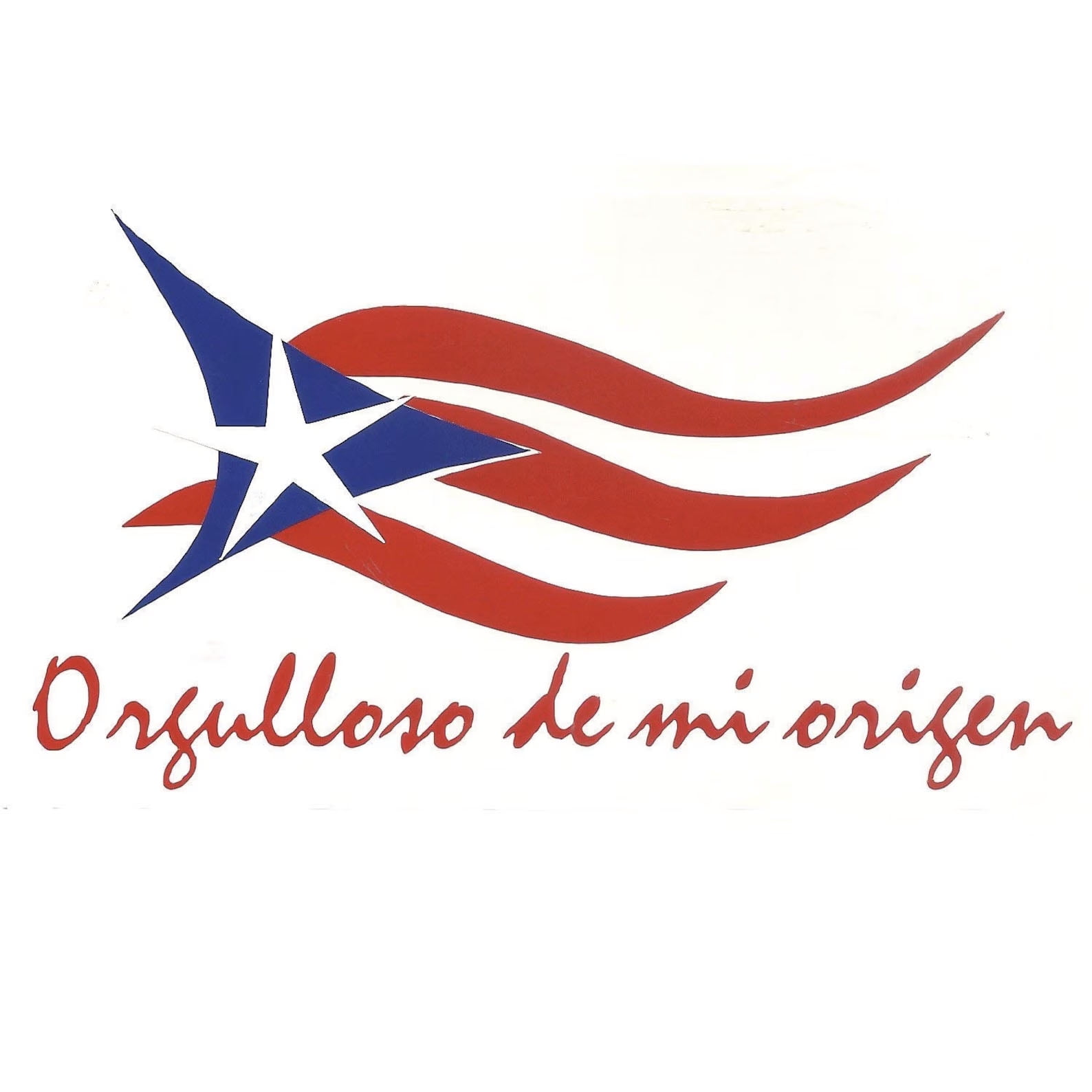 Puerto Rico Flag Decal (Orgulloso de mi Origen) - Walmart.com