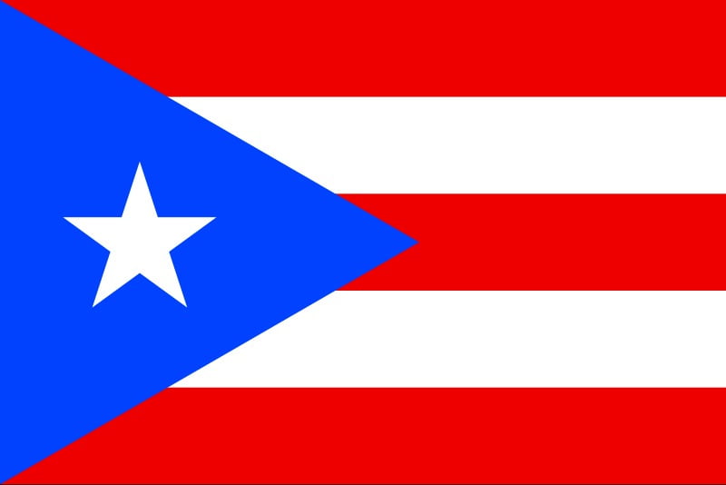 Puerto Rico Flag Decal Sticker - 6 inches wide - Walmart.com
