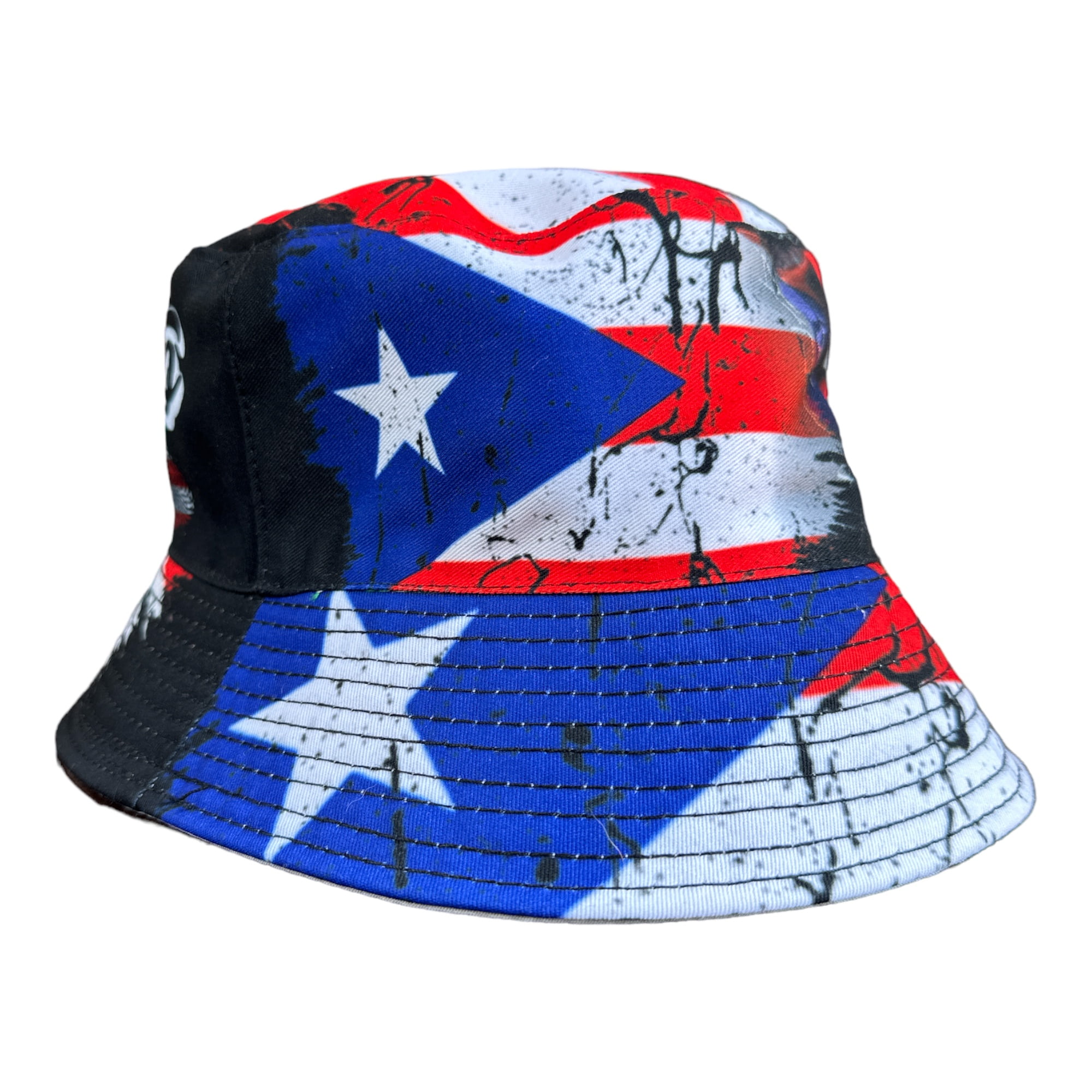 Puerto Rico Flag Fisherman Hats Outdoor Summer Travel Hiking Beach Caps ...