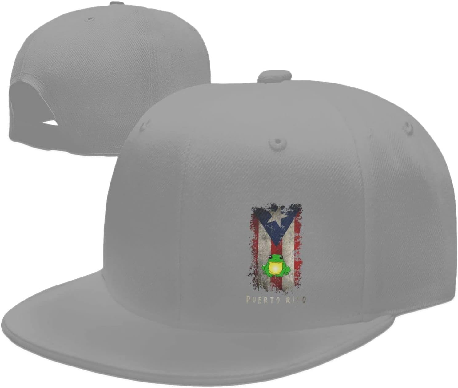 Puerto Rico Flag Flat Bill Baseball Cap Snapback Hats for Men & Women ...