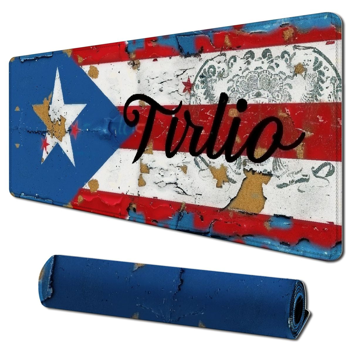 Puerto Rico Flag Gaming Mouse Pad Extended Puerto Rico Pad Mouse pad ...