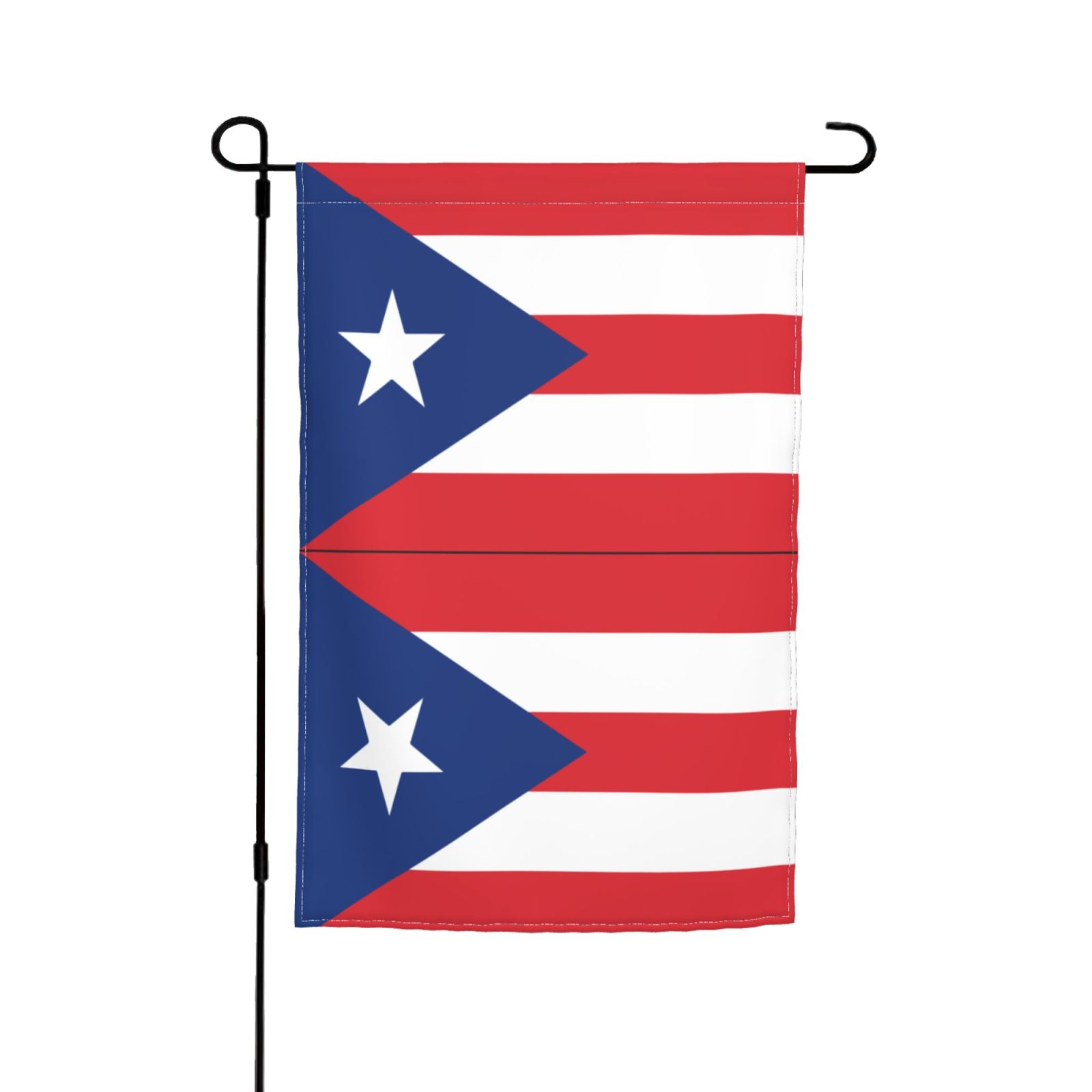 Puerto Rico Flag Garden Flag 12x18 Inch, Double Sided Outside Sign Yard ...