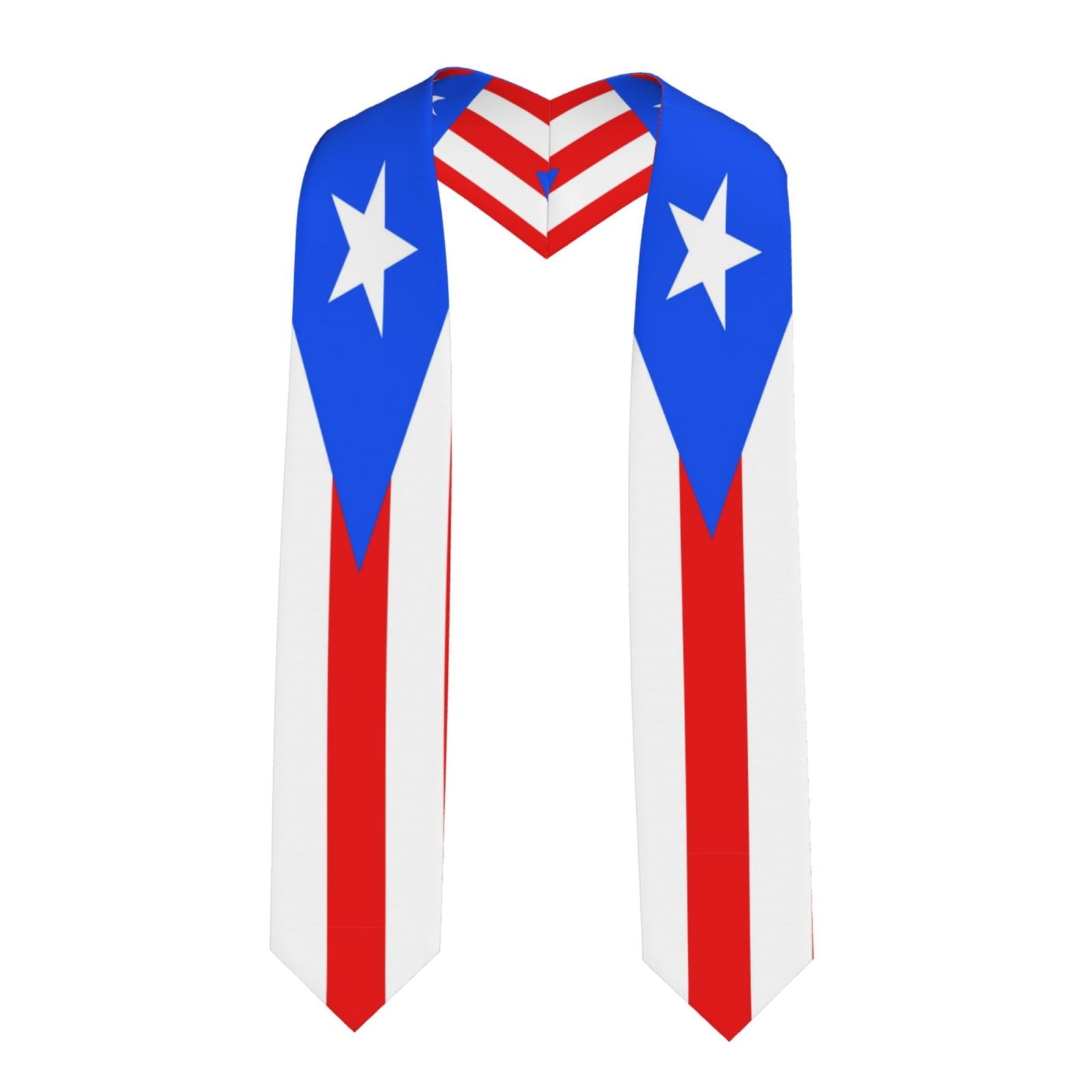 Puerto Rico Flag Graduation Stole Class Shawl Sash Graduate For ...
