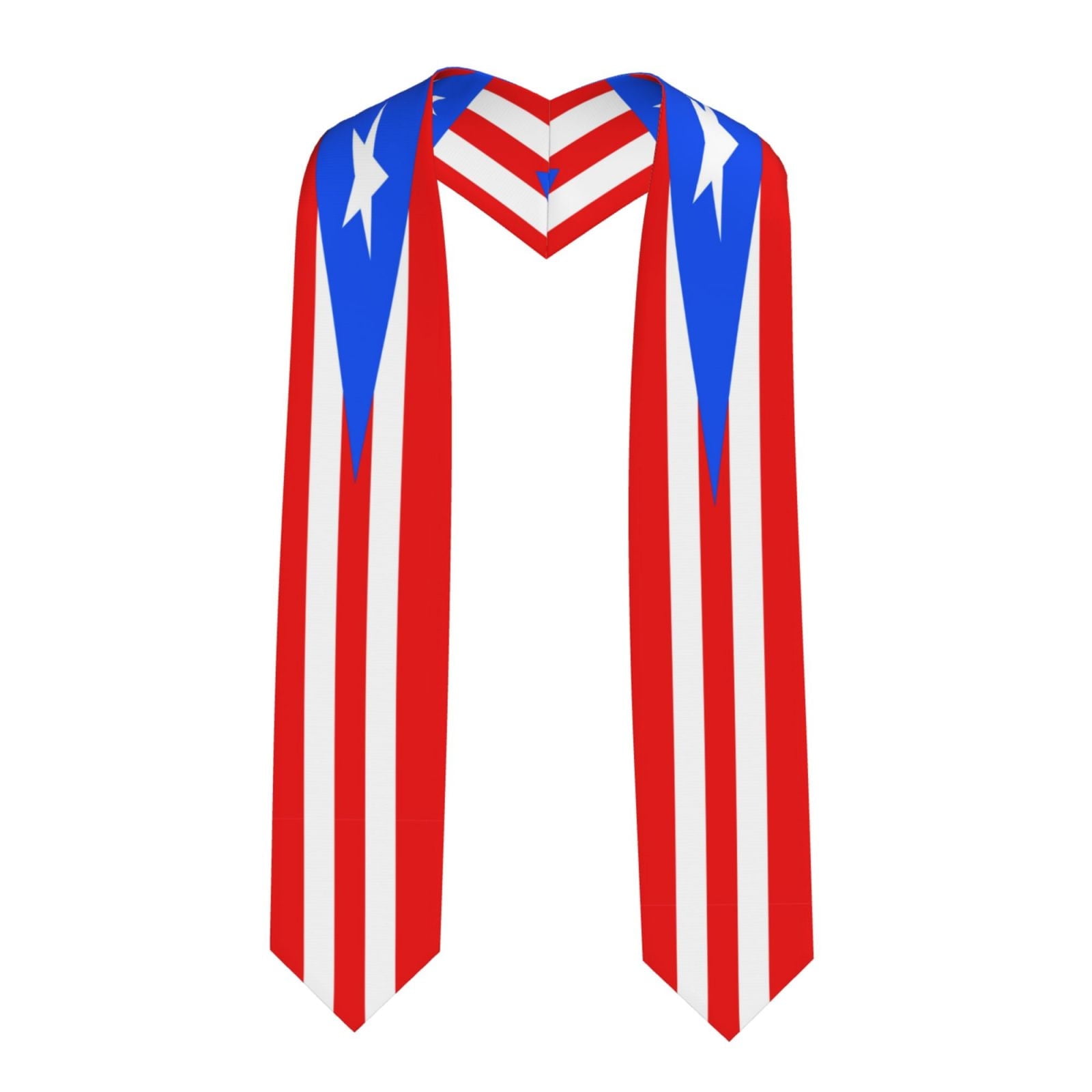Puerto Rico Flag Graduation Stole Class Shawl Sash Graduate For ...