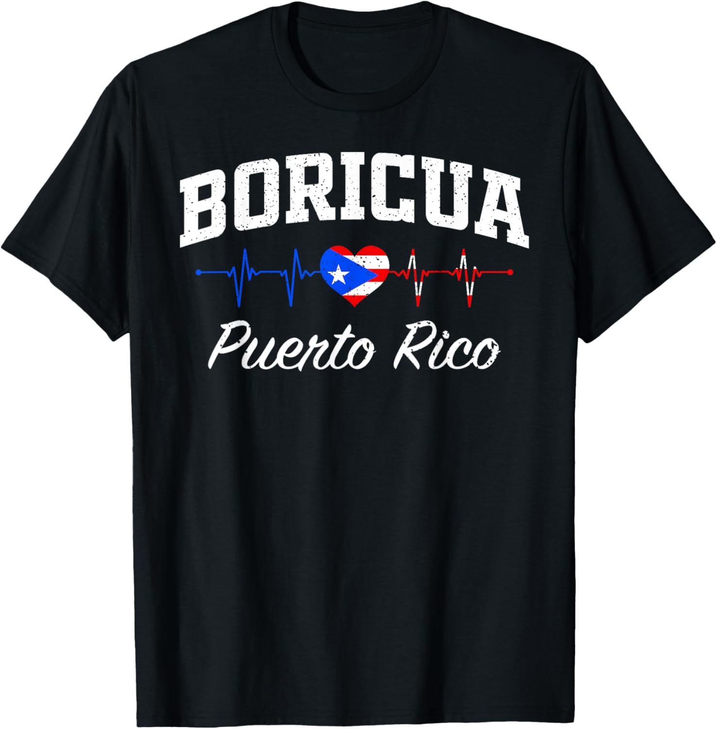 Puerto Rico Flag Hispanic Heritage Month Boricua Rican Love T-Shirt ...