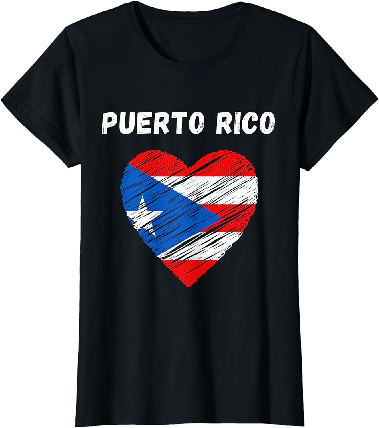 Puerto Rico Flag Holiday Puerto Rico Heart Puerto Rican Flag T-Shirt - Walmart.com