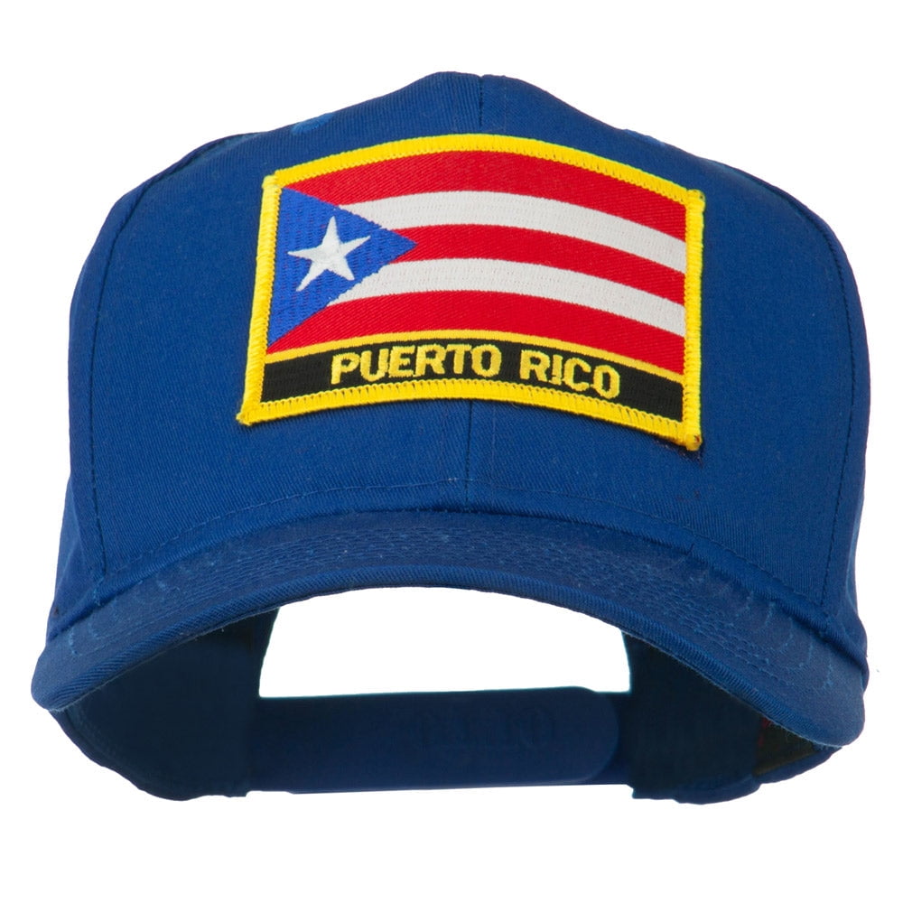 Puerto Rico Flag Letter Patched Cap - Royal OSFM - Walmart.com
