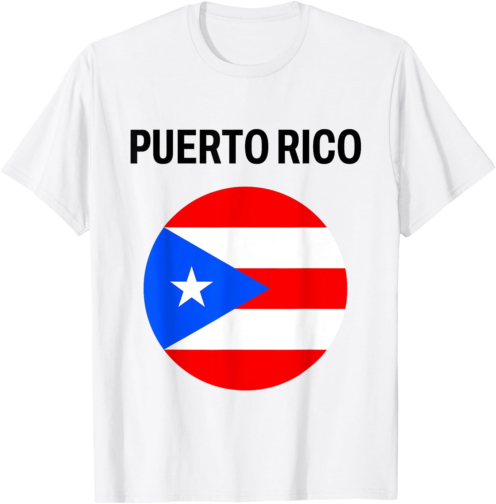 Puerto Rico Flag Modern T-Shirt Tops Tee - Walmart.com