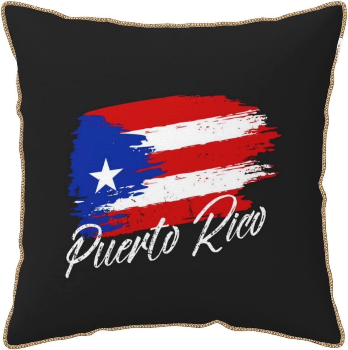 Puerto Rico Flag Puerto Rican Square Pillow Cover Home Decorative Sofa ...
