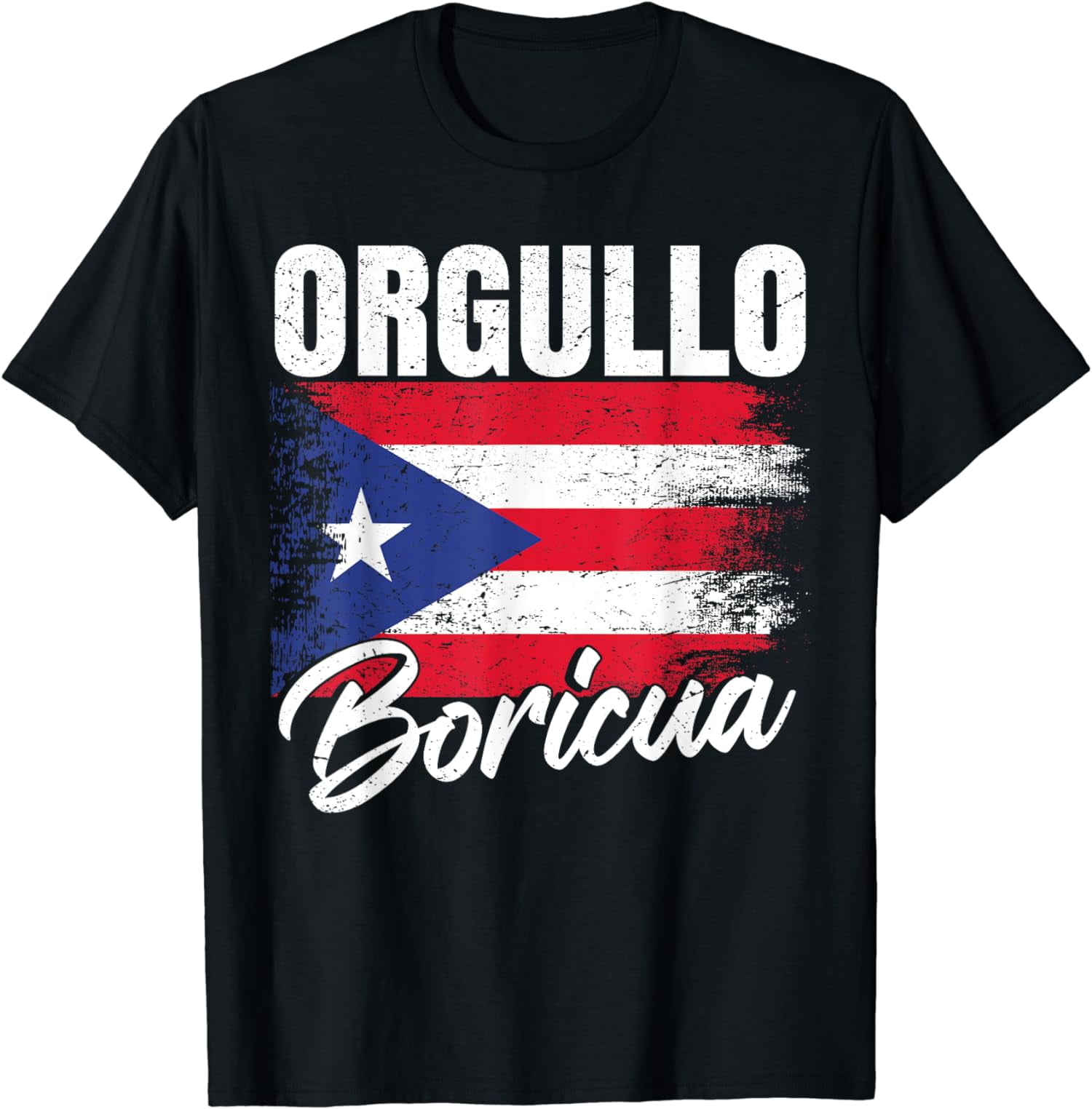 Puerto Rico Flag Puerto Rico Pride Orgullo Boricua T-Shirt - Walmart.com